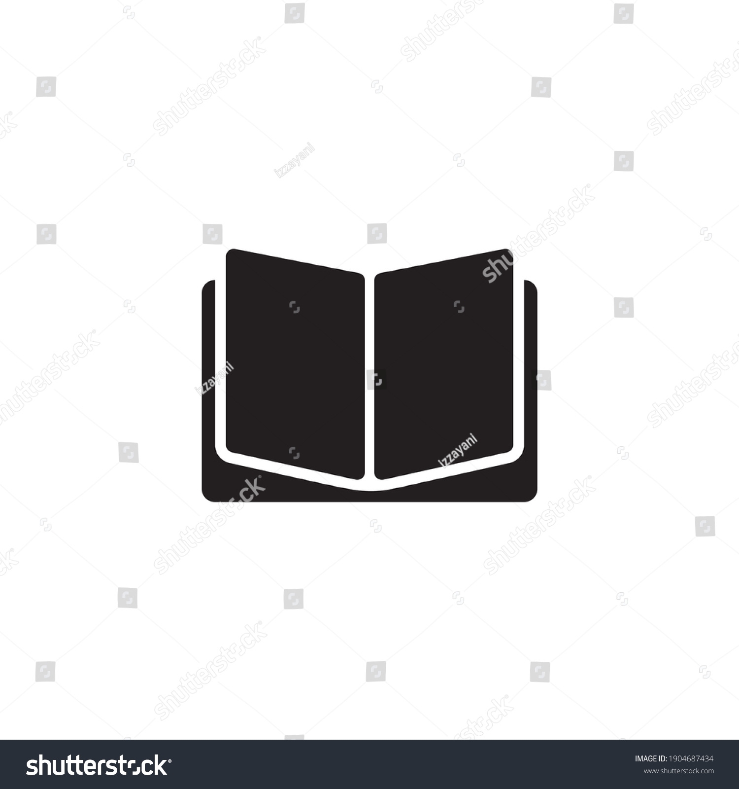 Book Icon Symbol Sign Vector Stock Vector (Royalty Free) 1904687434 ...