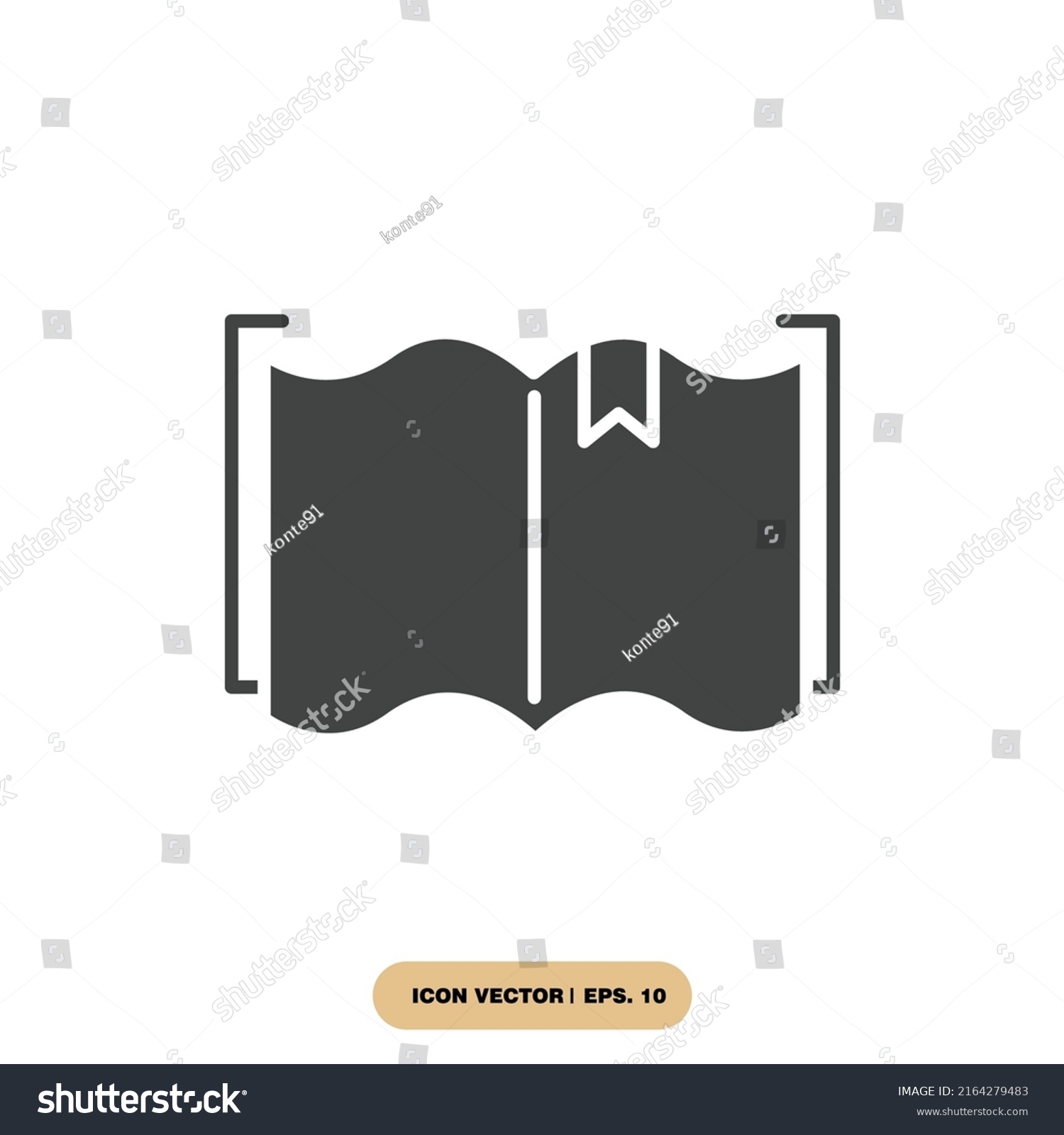 Book Icons Symbol Vector Elements Infographic Stock Vector (Royalty ...