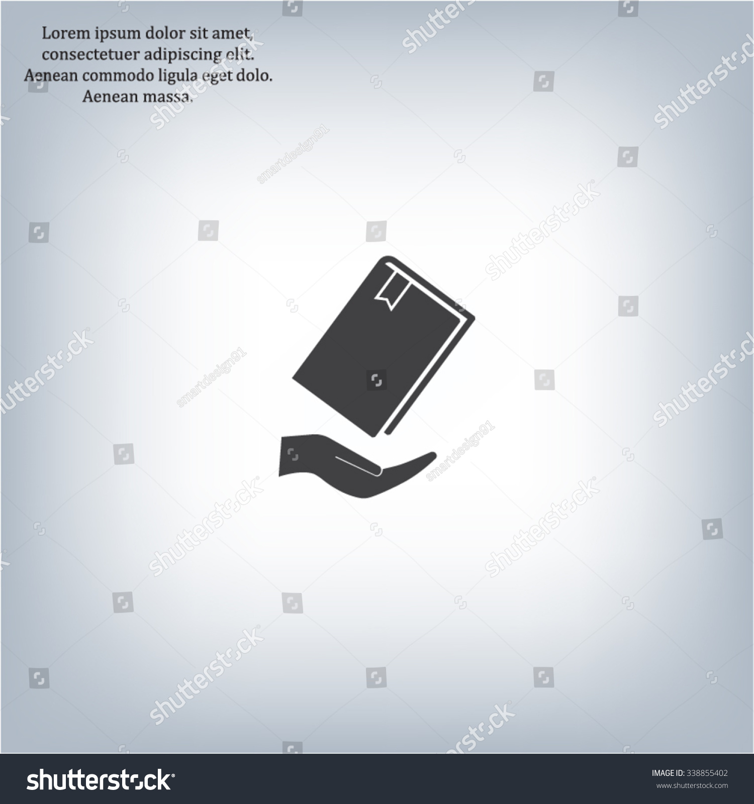 Book Hand Vector Illustration Stock Vector (Royalty Free) 338855402 ...