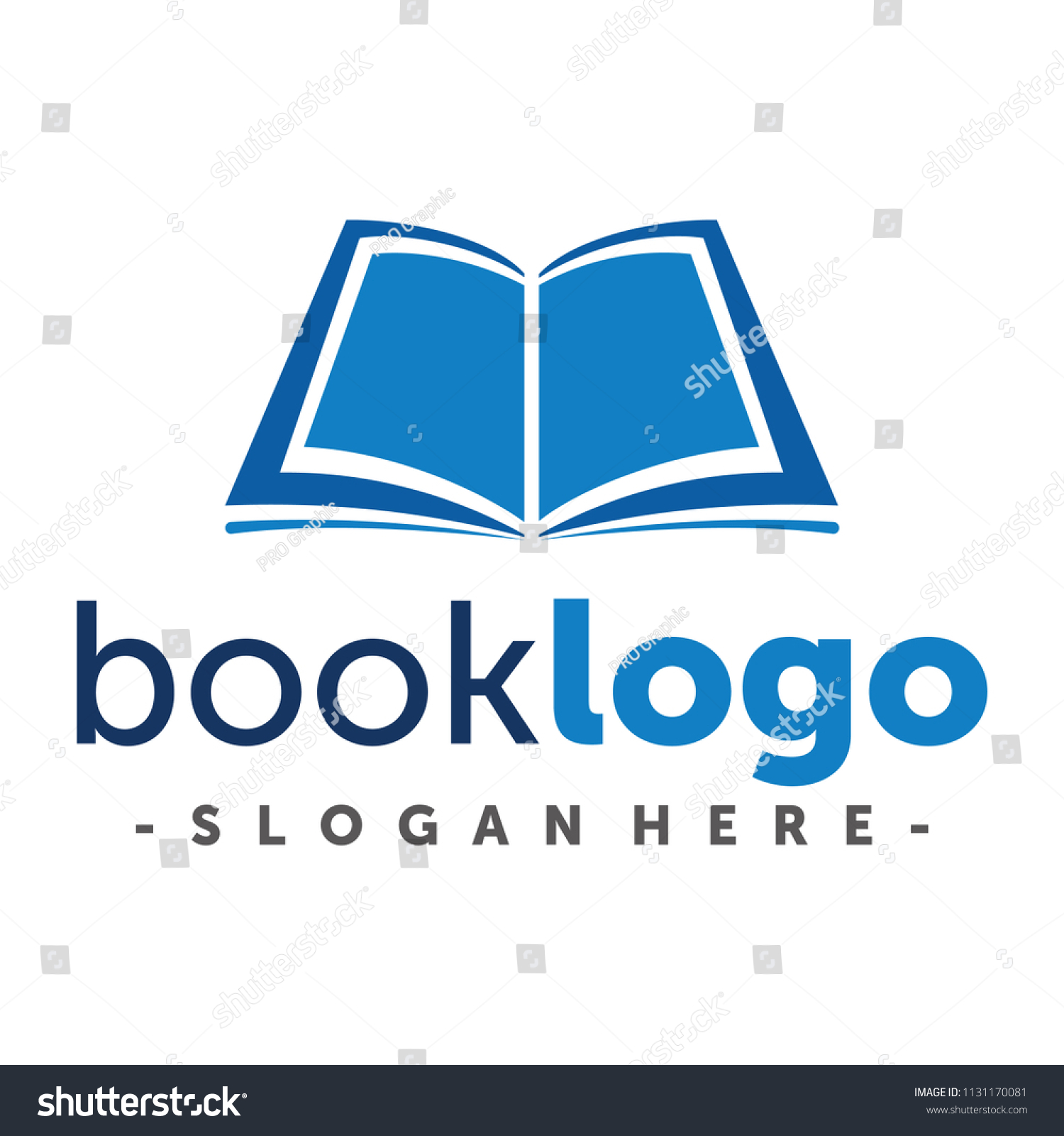 Book Logo Design Inspiration Vector: vector de stock (libre de regalías ...