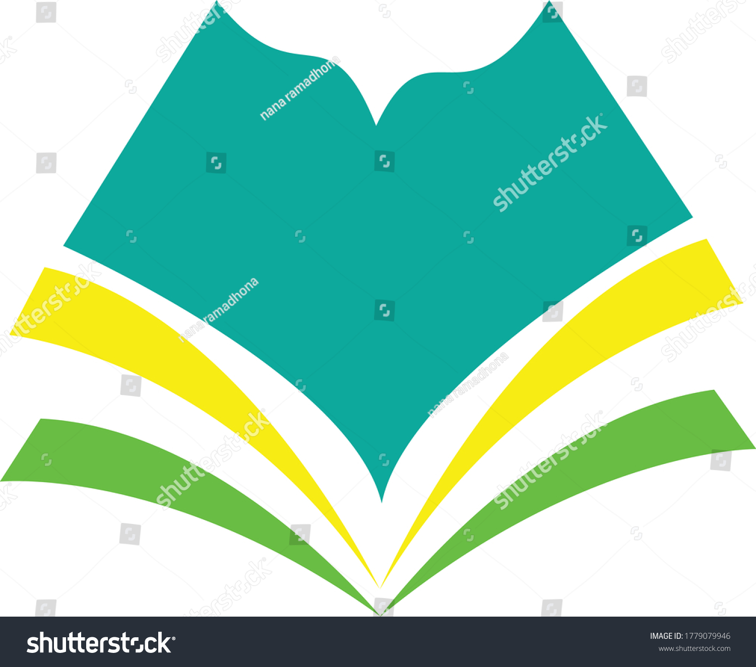 Book Logo Design Stock Vector Stock Vector (Royalty Free) 1779079946