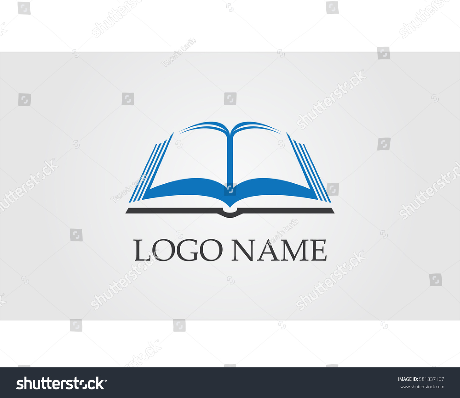 Book Logo Vector Icons Template: เวกเตอร์สต็อก (ปลอดค่าลิขสิทธิ์ ...