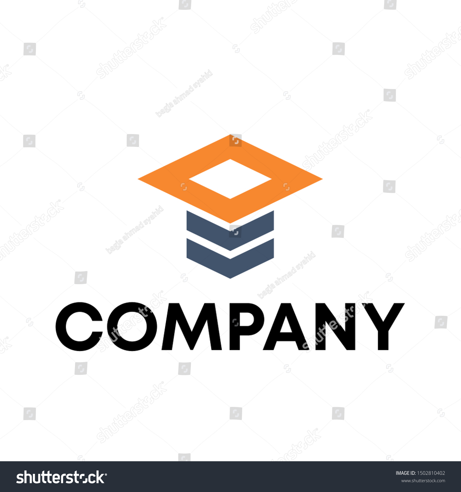 Book Paper Fold Logo Vector Design Stock Vector (Royalty Free) 1502810402