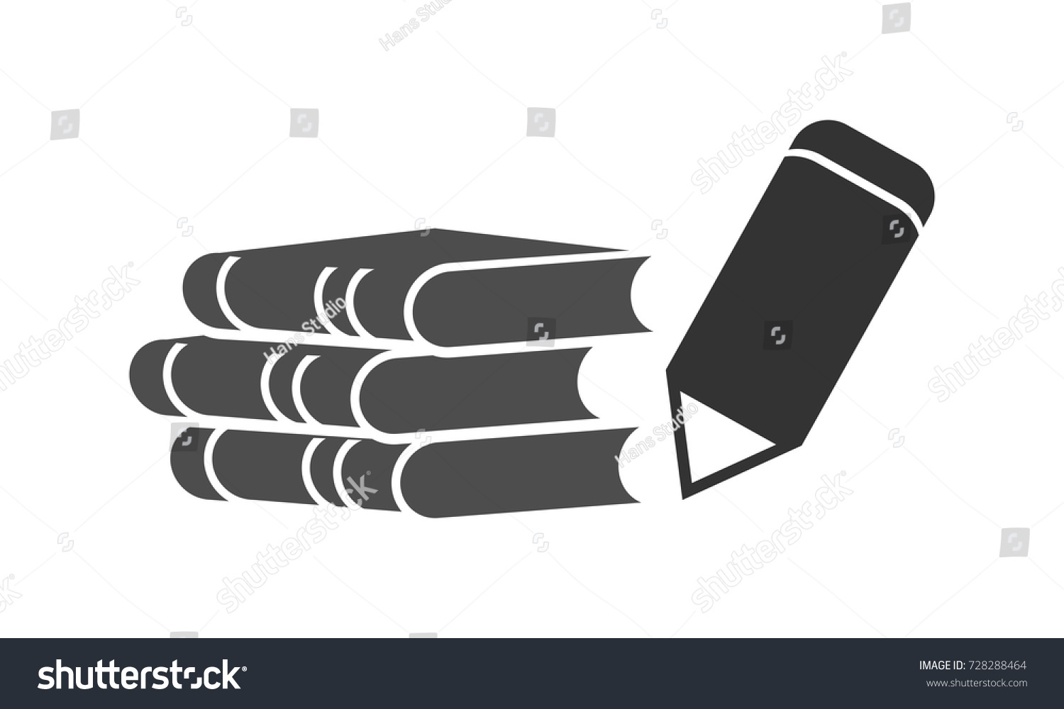Book Pen Logo Stock Vector (Royalty Free) 728288464 | Shutterstock