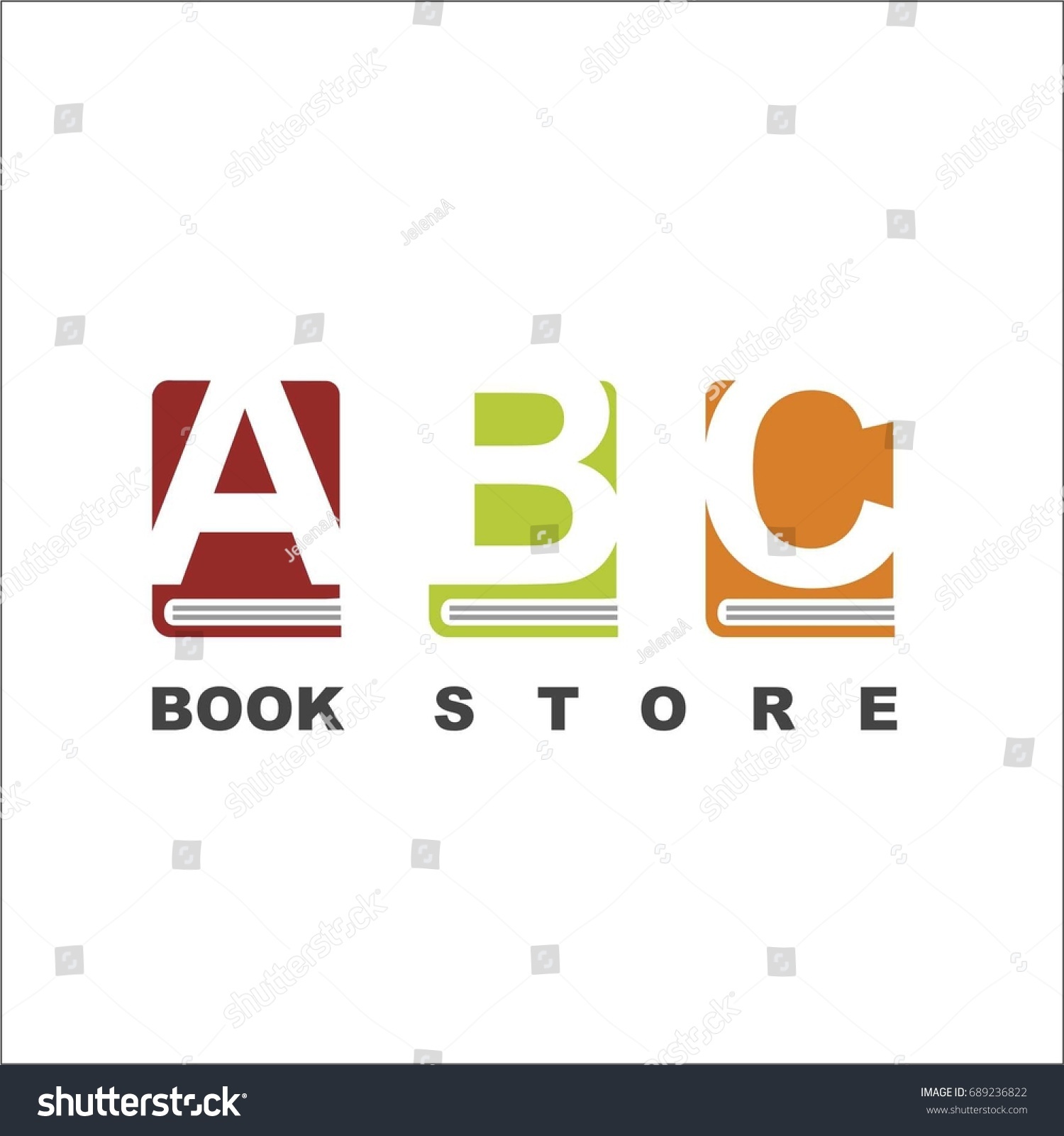 Book Store Logo Stock Vector (Royalty Free) 689236822 | Shutterstock