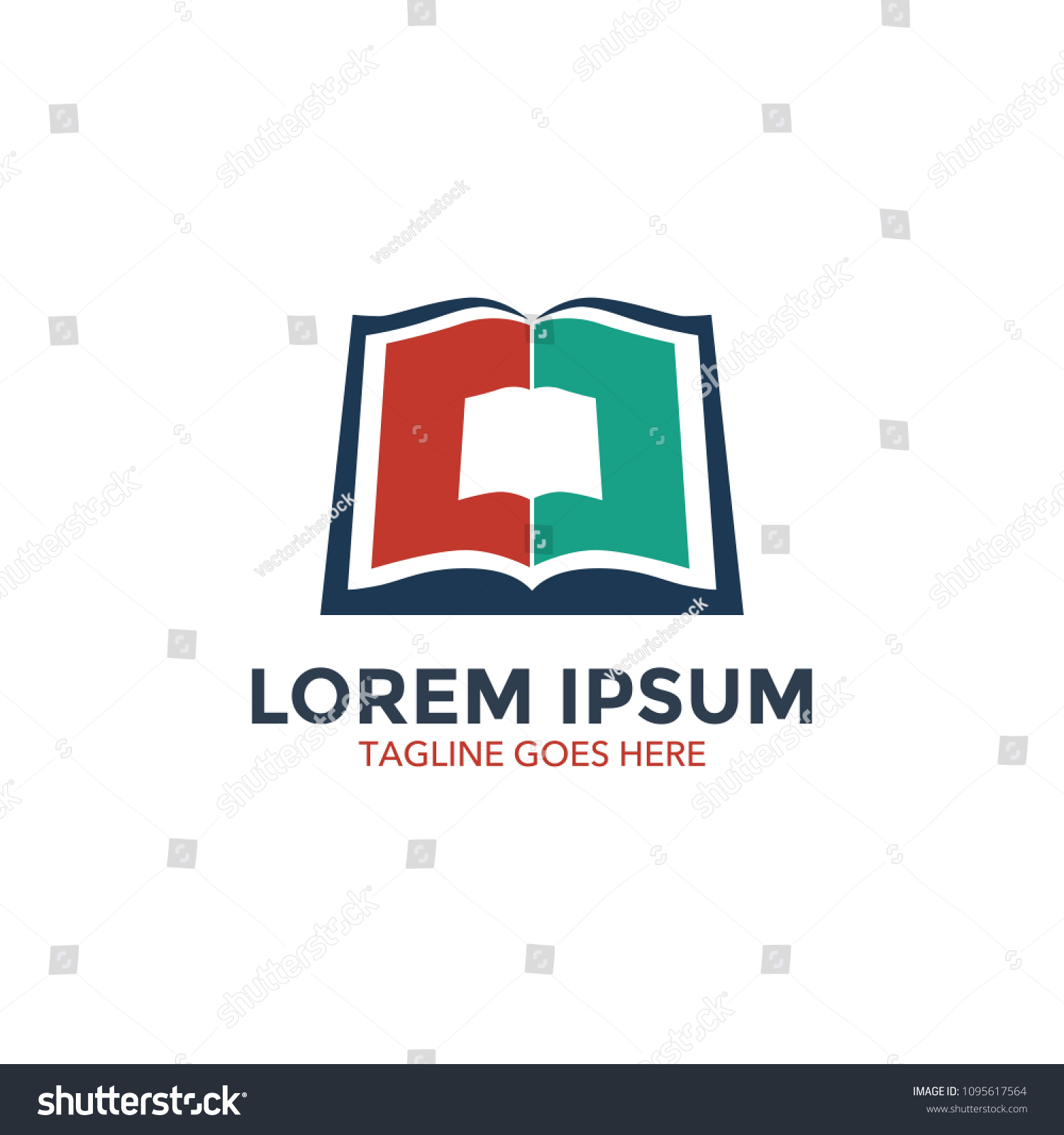 Book Store Logo Vector Design Icon Stock Vector (Royalty Free ...