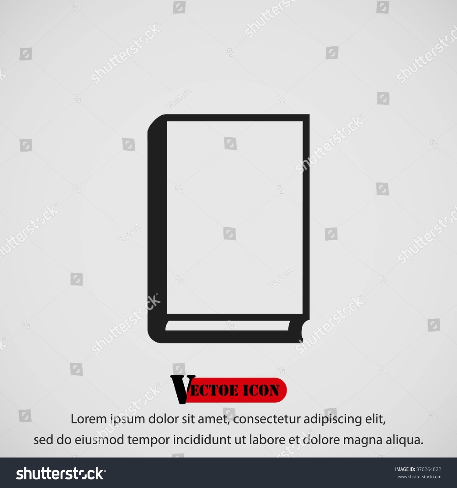 Book Vector Icons Stock Vector (Royalty Free) 376264822 | Shutterstock