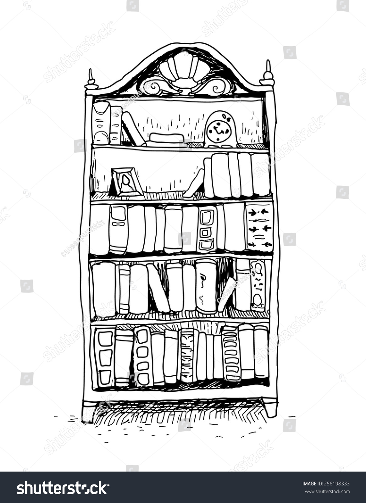 3,073 Bookcase drawing Images, Stock Photos & Vectors | Shutterstock