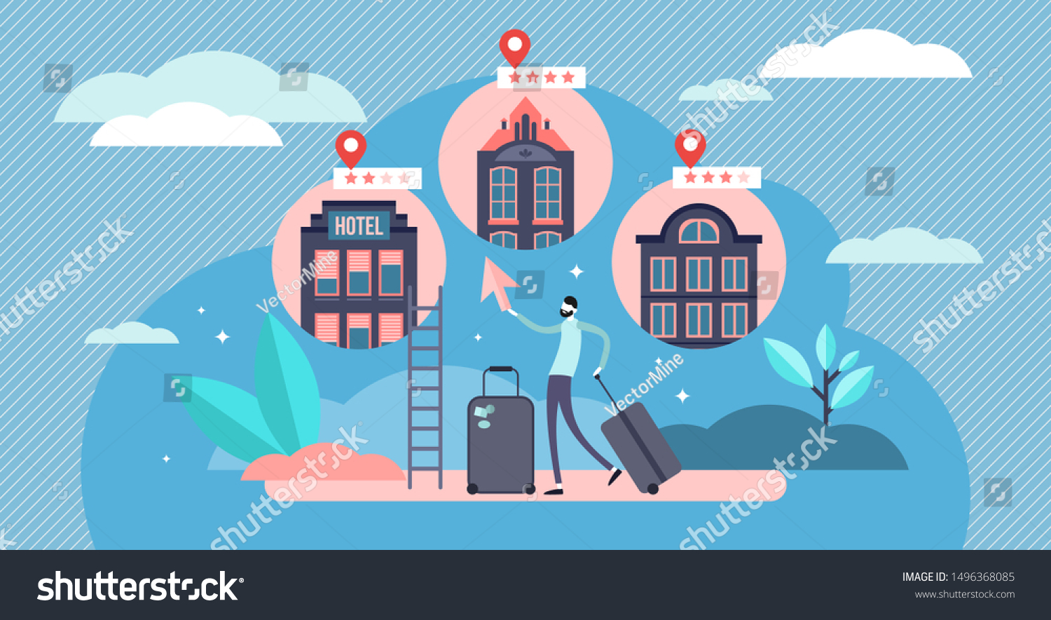 10,222 Hotel searching Stock Illustrations, Images & Vectors | Shutterstock