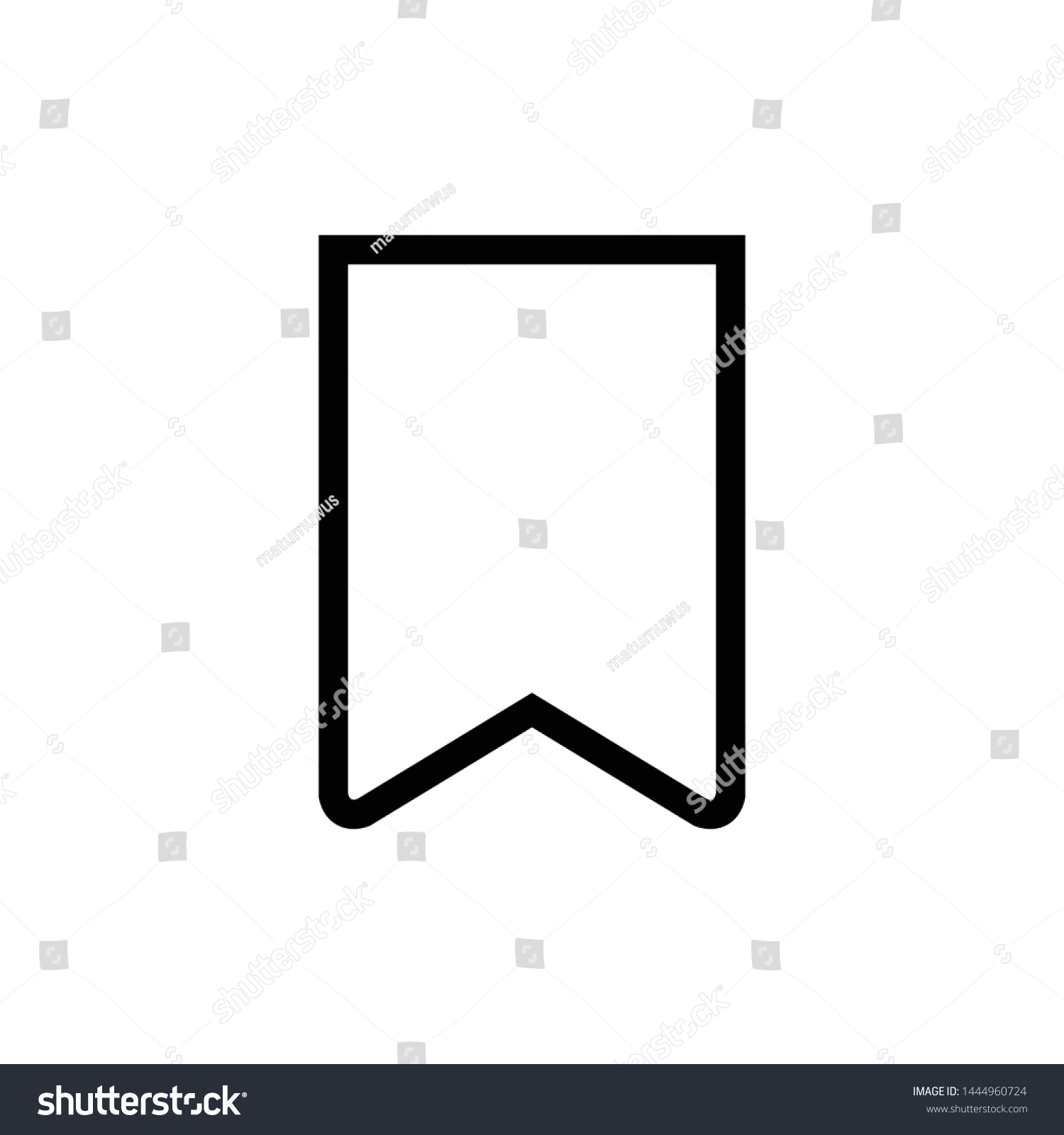 Bookmark Template Icons Bookmark Book Design Stock Vector (Royalty Free ...