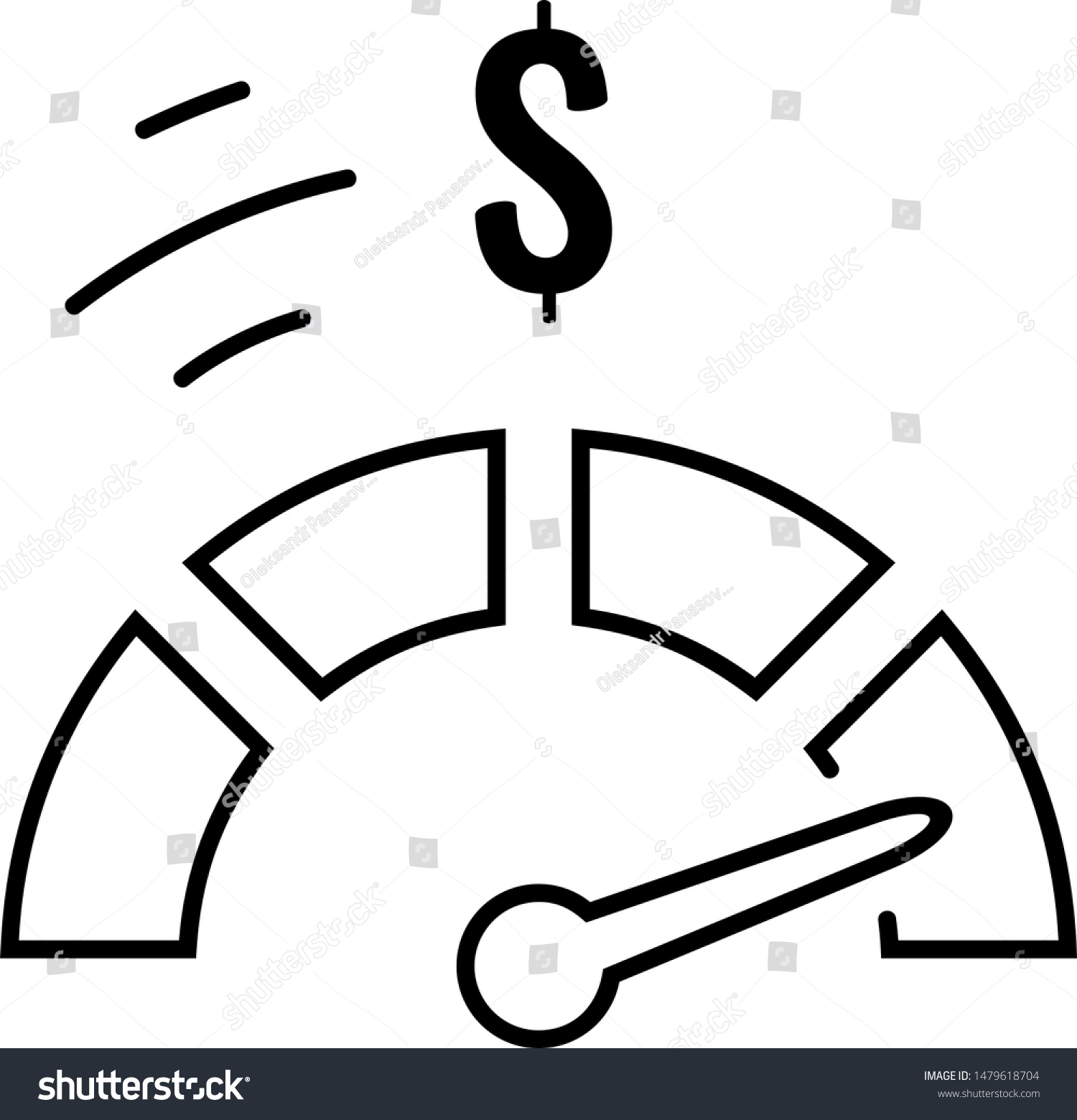 Boost Sales Vector Outline Icon Stock Vector (Royalty Free) 1479618704 ...