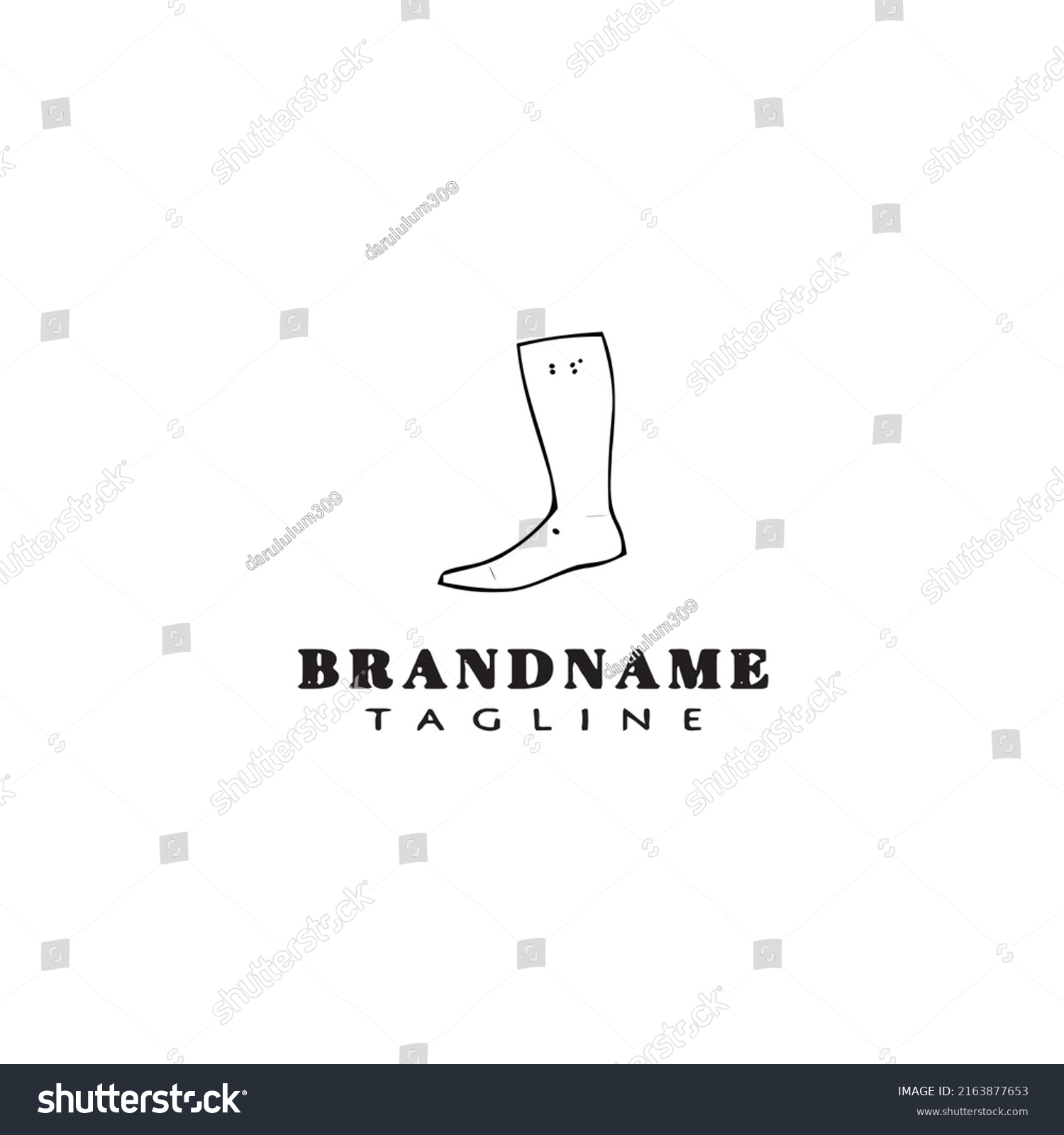 Boot Logo Icon Design Template Modern Stock Vector (Royalty Free ...