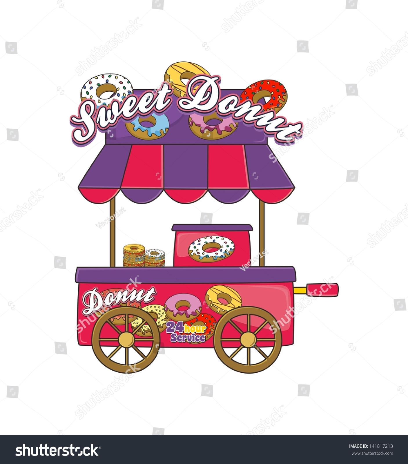 1,662 Donut cart Images, Stock Photos & Vectors | Shutterstock