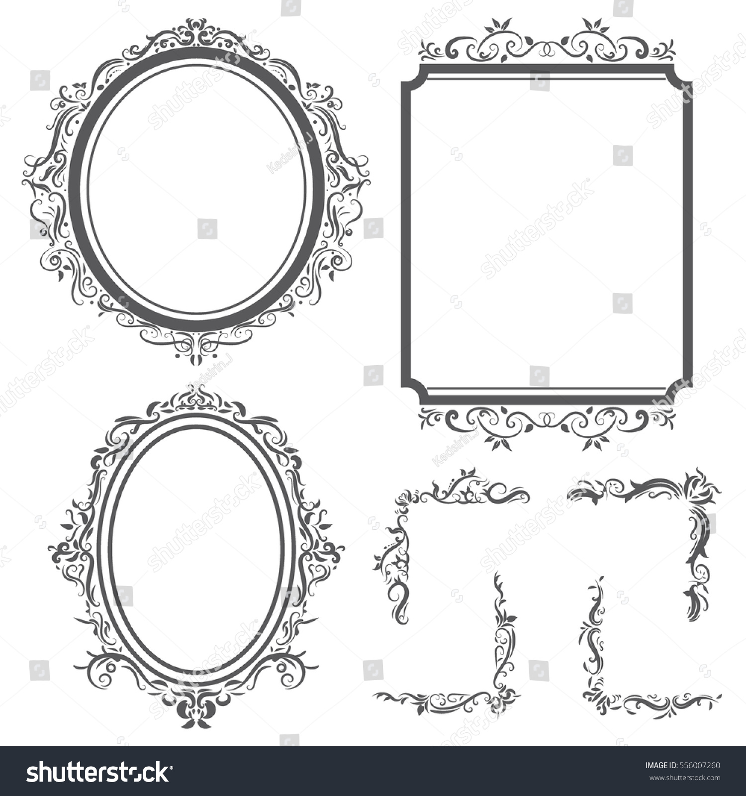 Diseño de vectores de bordes y: vector de stock (libre de regalías ...