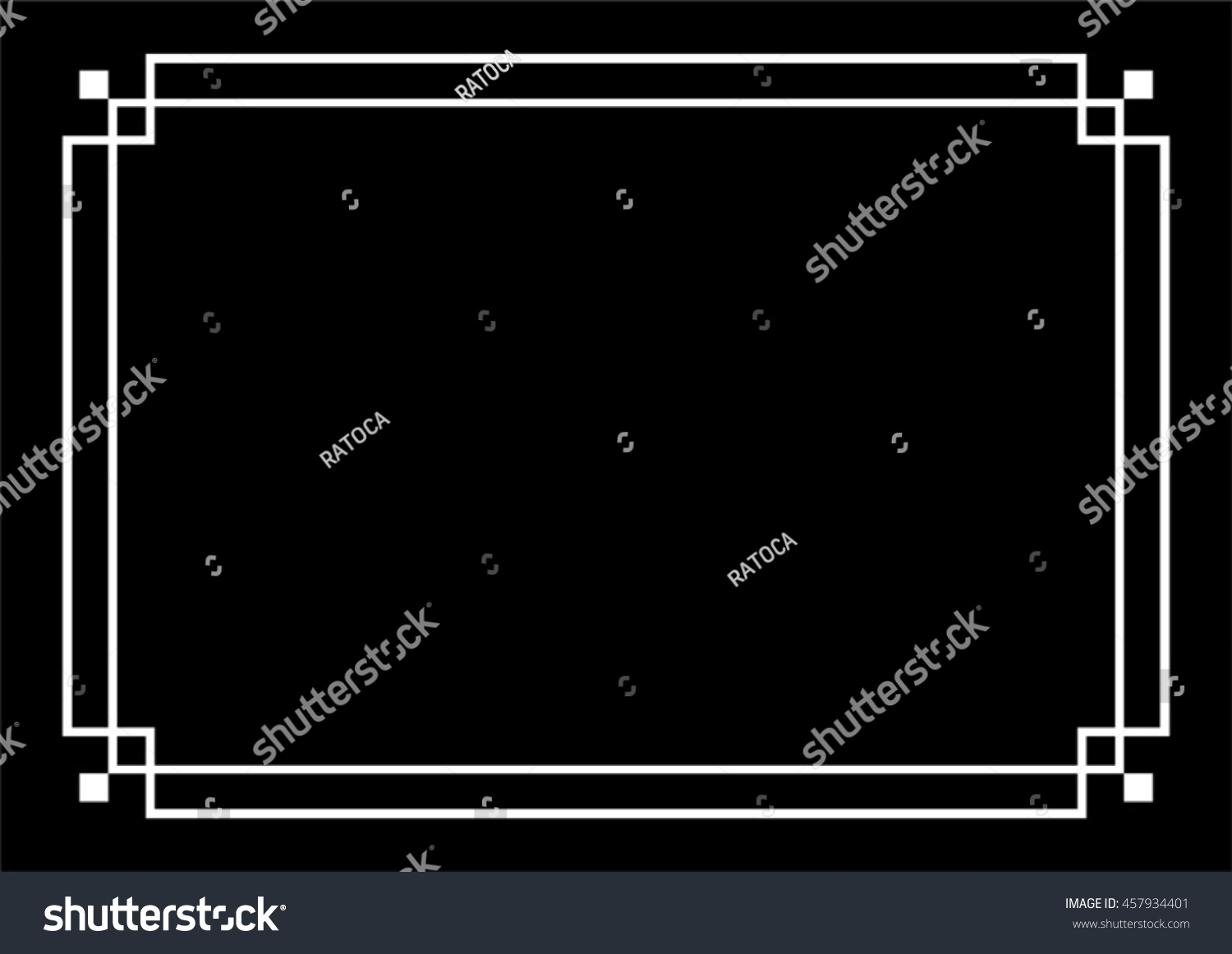Border Frame Background Stock Vector (Royalty Free) 457934401