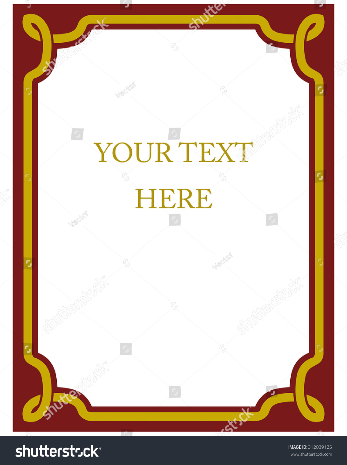 Border Frame Deco Plaque Vector Art Stock Vector (Royalty Free ...