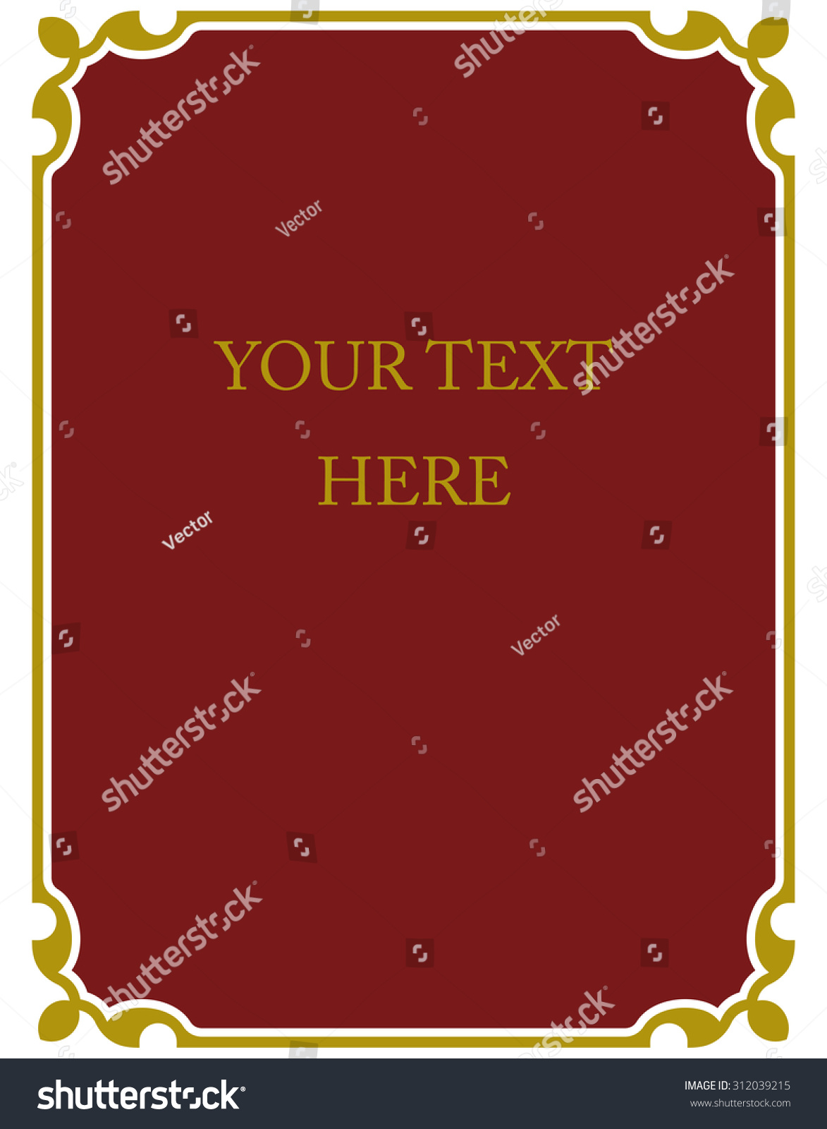 Border Frame Deco Plaque Vector Art Stock Vector (Royalty Free ...