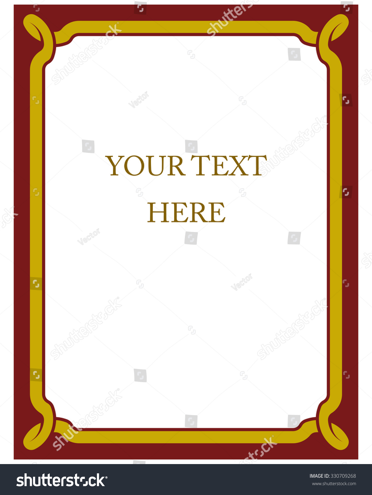 Border Frame Deco Plaque Vector Art Stock Vector (Royalty Free ...