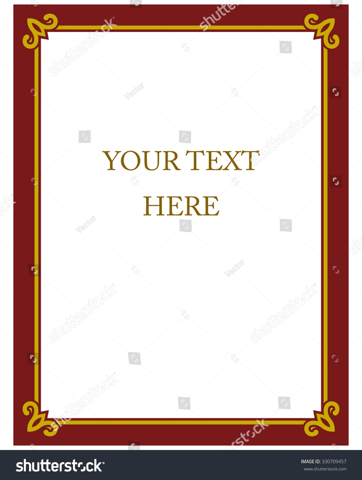 Border Frame Deco Plaque Vector Art Stock Vector (Royalty Free ...