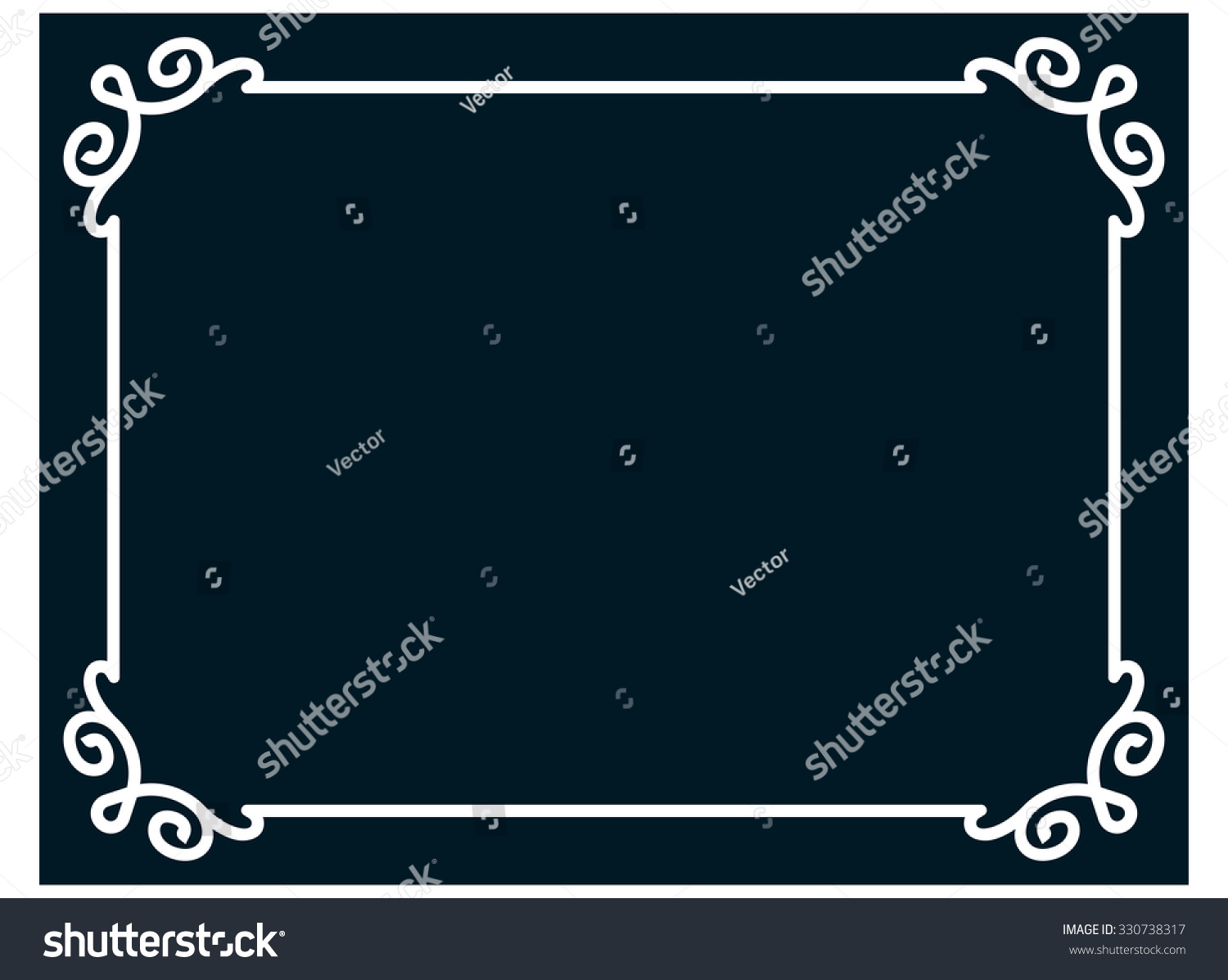 Border Frame Deco Vertical Vector Art Stock Vector (Royalty Free ...