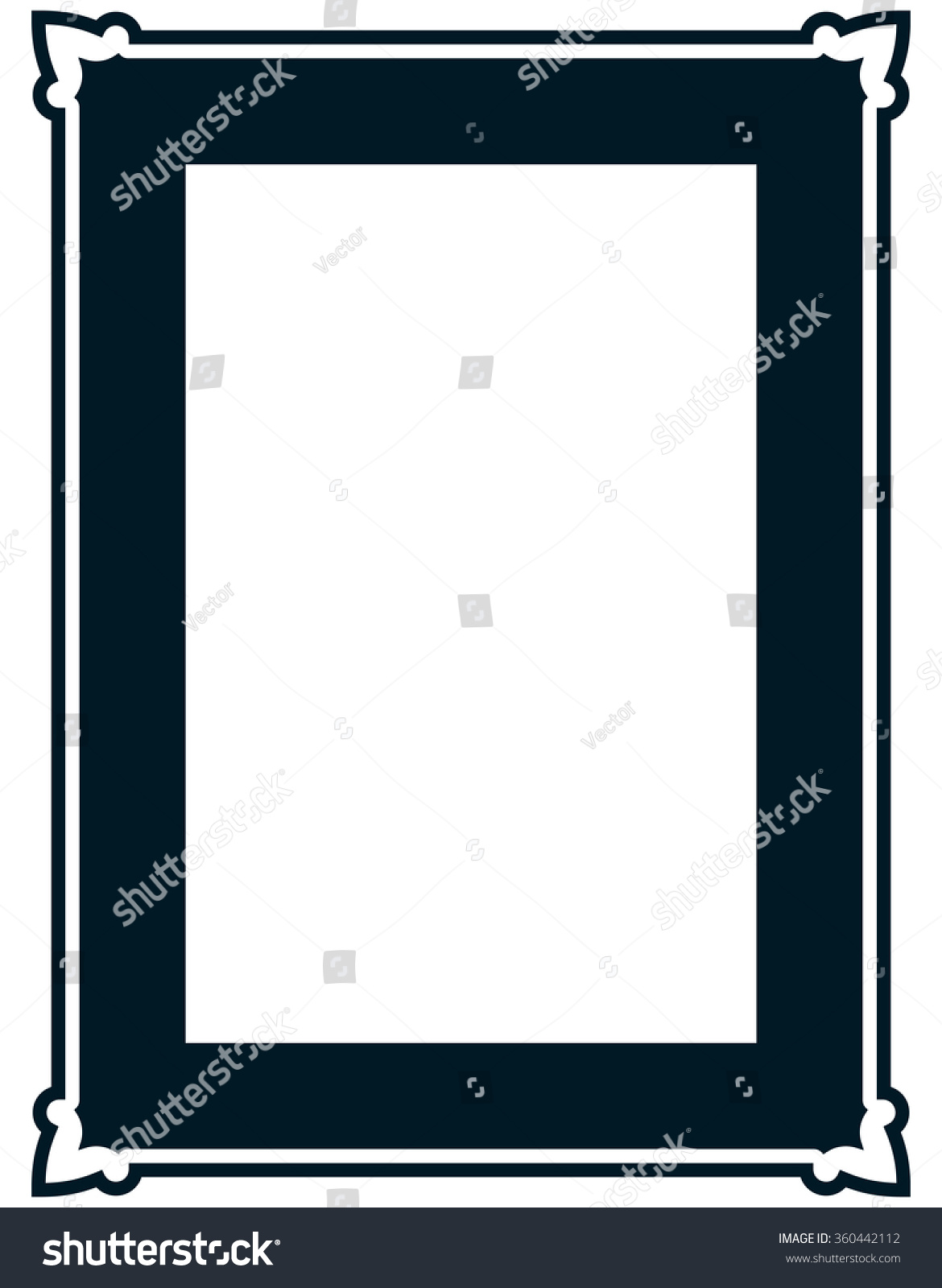 Border Frame Molding Line Deco Vector: เวกเตอร์สต็อก (ปลอดค่าลิขสิทธิ์ ...