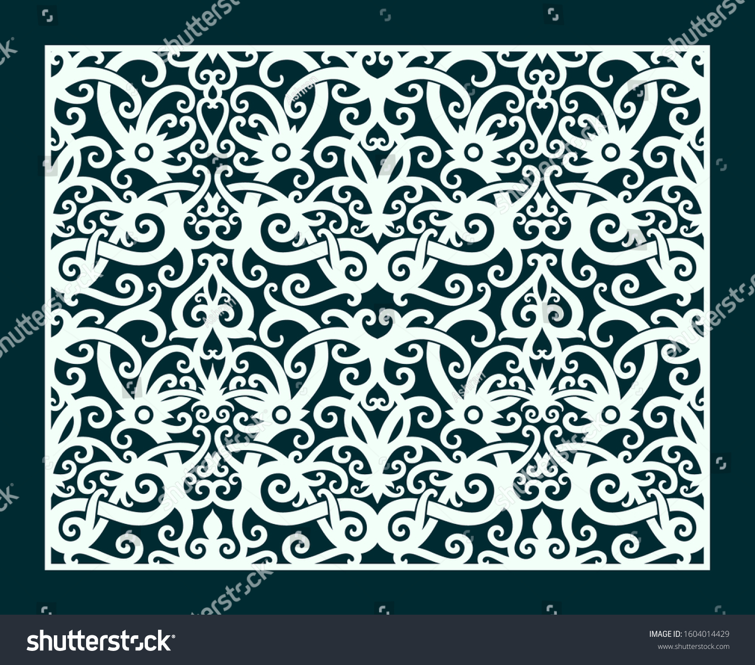 Borneo Dayak Ornament Seamless Pattern Stock Vector (Royalty Free ...