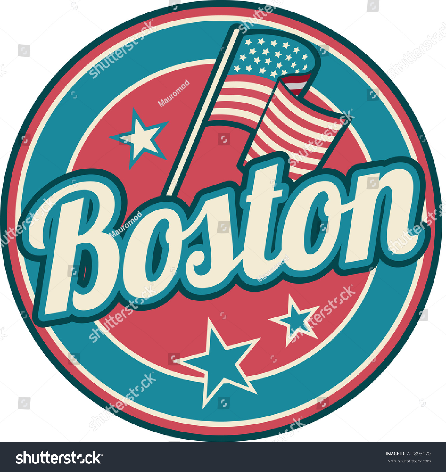 Boston Symbol Stock Vector (Royalty Free) 720893170 | Shutterstock