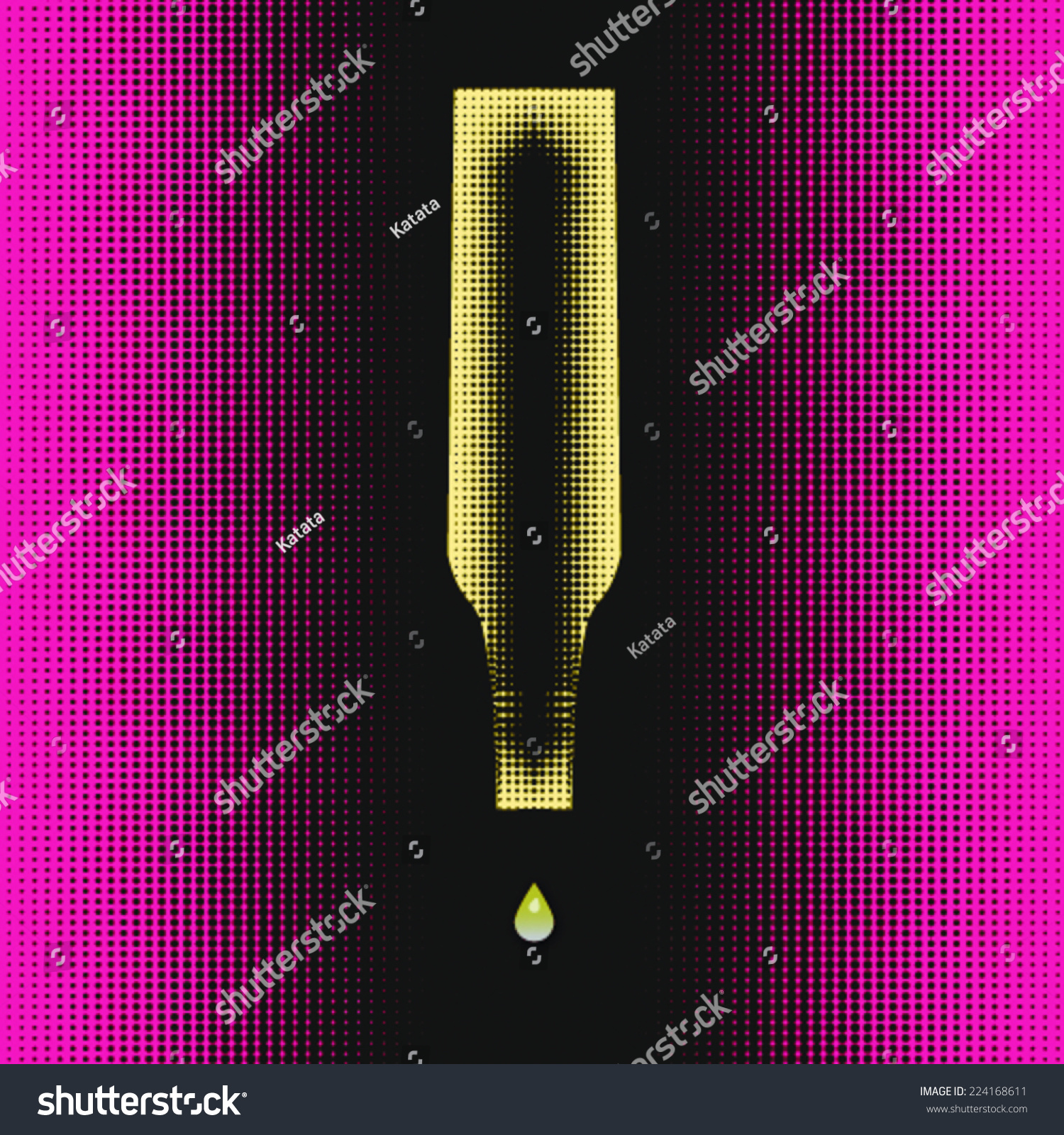 Bottle Drop Stock Vector (Royalty Free) 224168611 | Shutterstock