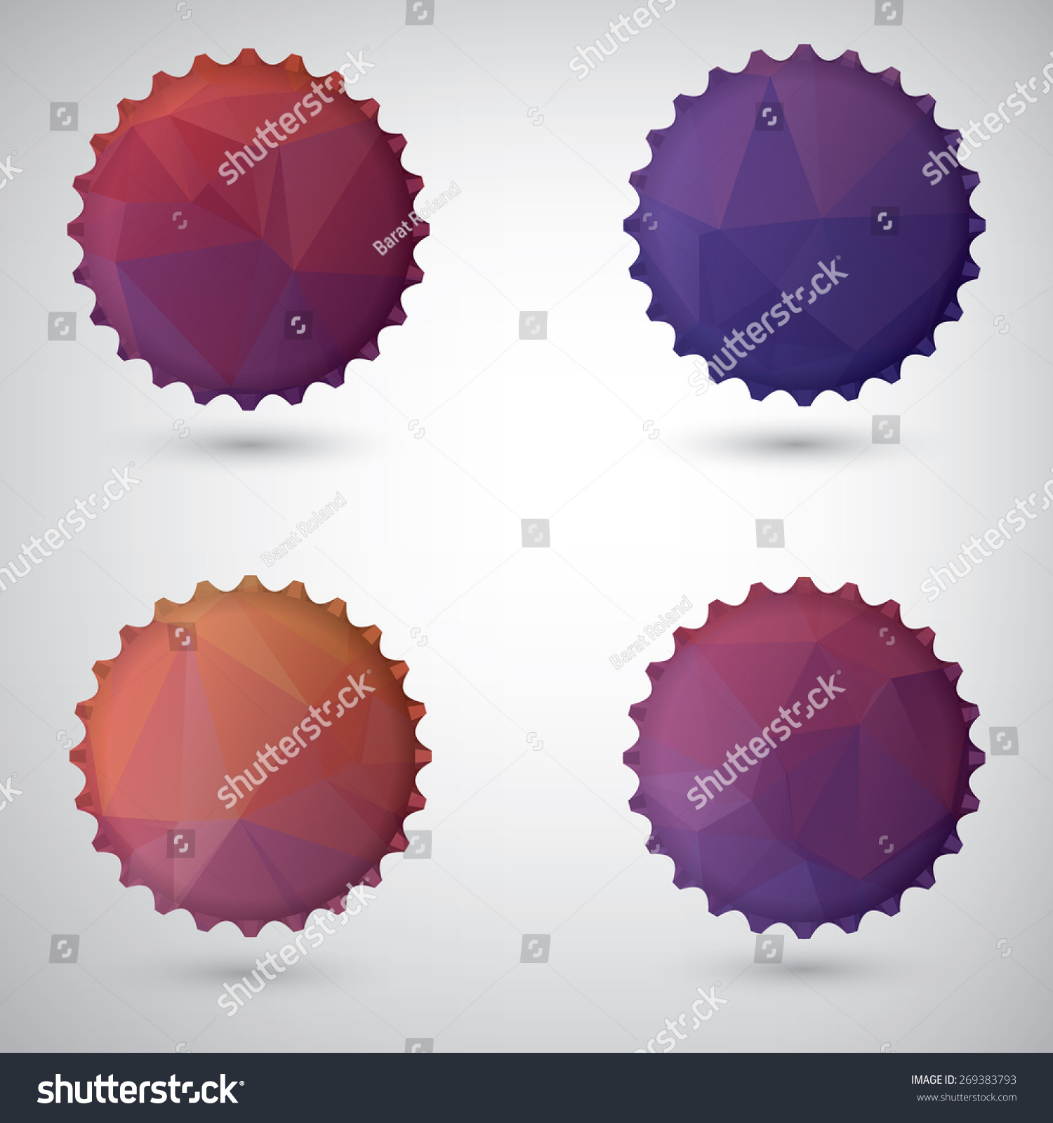 Bottle Cap Design White Backgroundeps10: เวกเตอร์สต็อก (ปลอดค่า ...