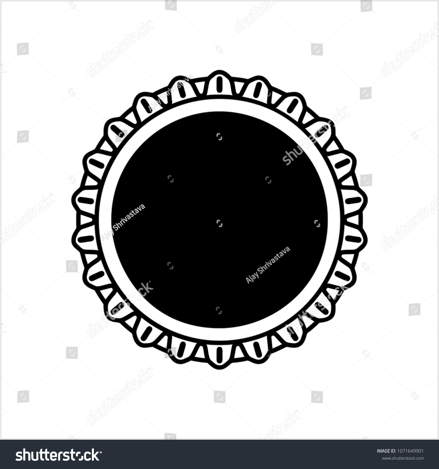 Bottle Cap Icon Vector Art Illustration Stock Vector (Royalty Free ...