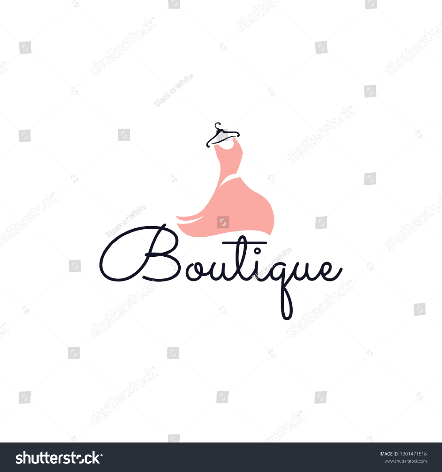 Boutique Logo Design Stock Vector (Royalty Free) 1301471518 | Shutterstock