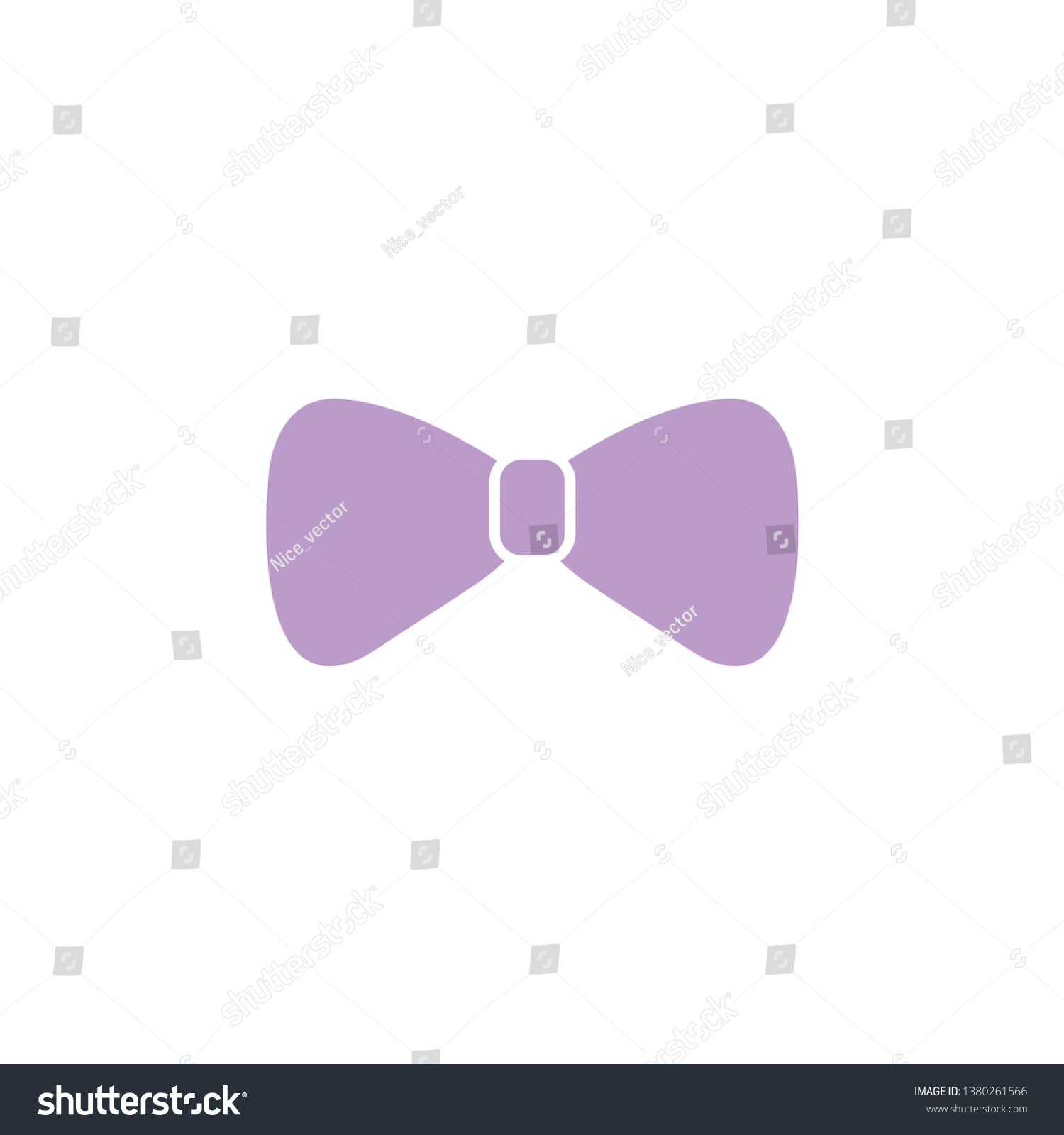 Bow Graphic Design Template Vector Isolated Stock Vector (Royalty Free ...