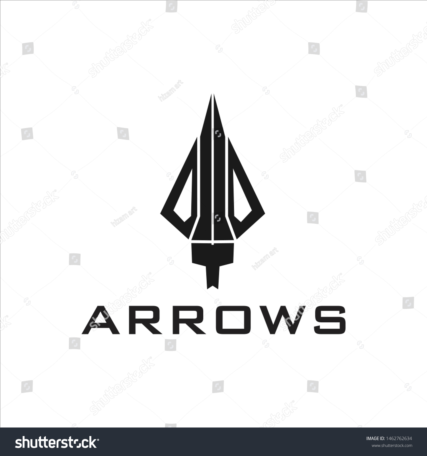 Bow Logo Cursor Arrowtarget Uparc Arch: vector de stock (libre de ...