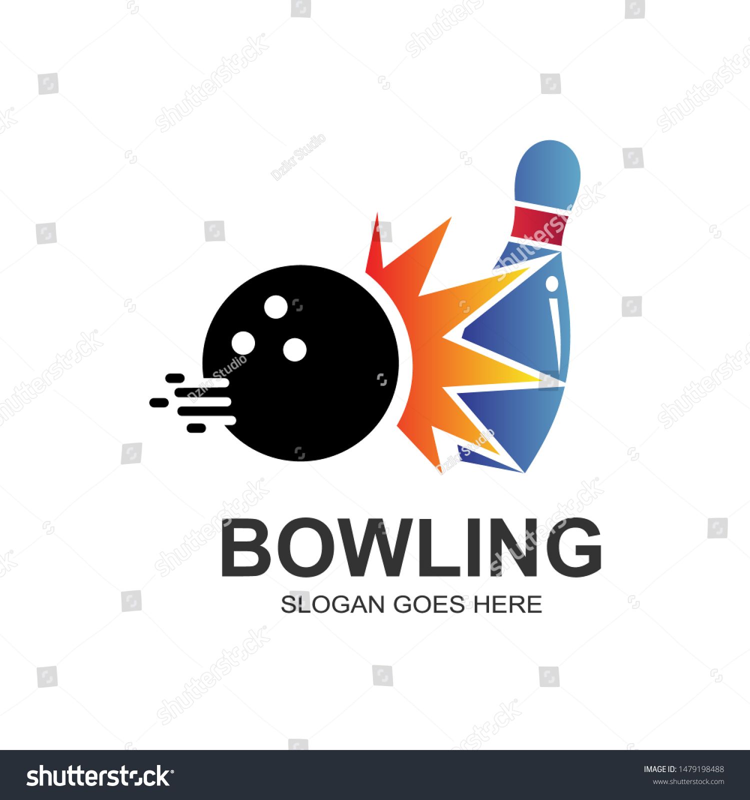 Bowling Game Logo Design Vector: เวกเตอร์สต็อก (ปลอดค่าลิขสิทธิ์ ...