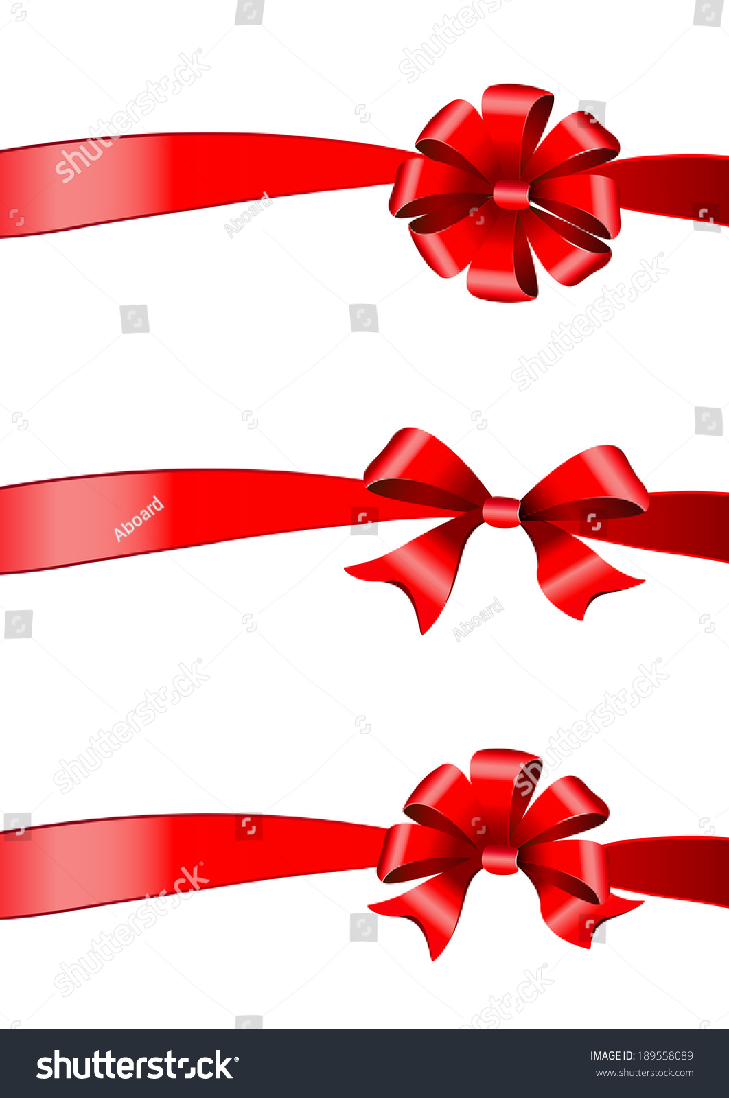 Bows Design Stock Vector (Royalty Free) 189558089