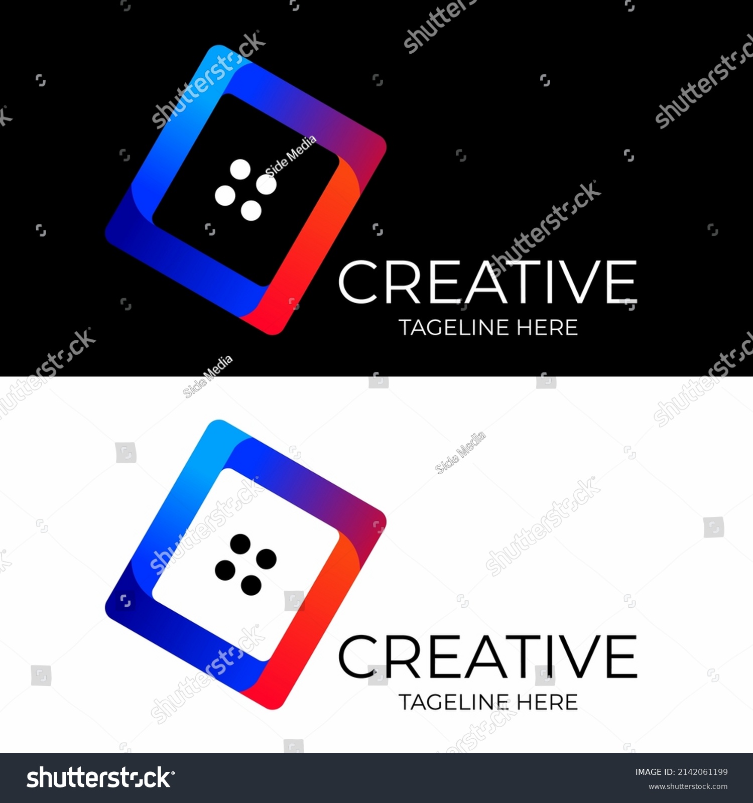 Box Logo Vector Design 3d Logo Stock Vector (Royalty Free) 2142061199 ...