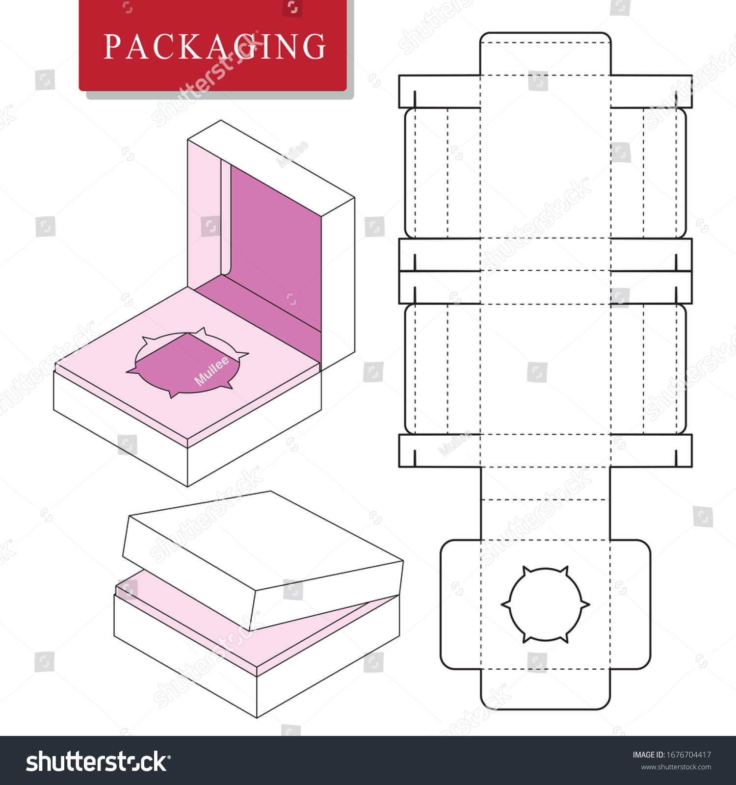 Box Template Design Product: เวกเตอร์สต็อก (ปลอดค่าลิขสิทธิ์ ...