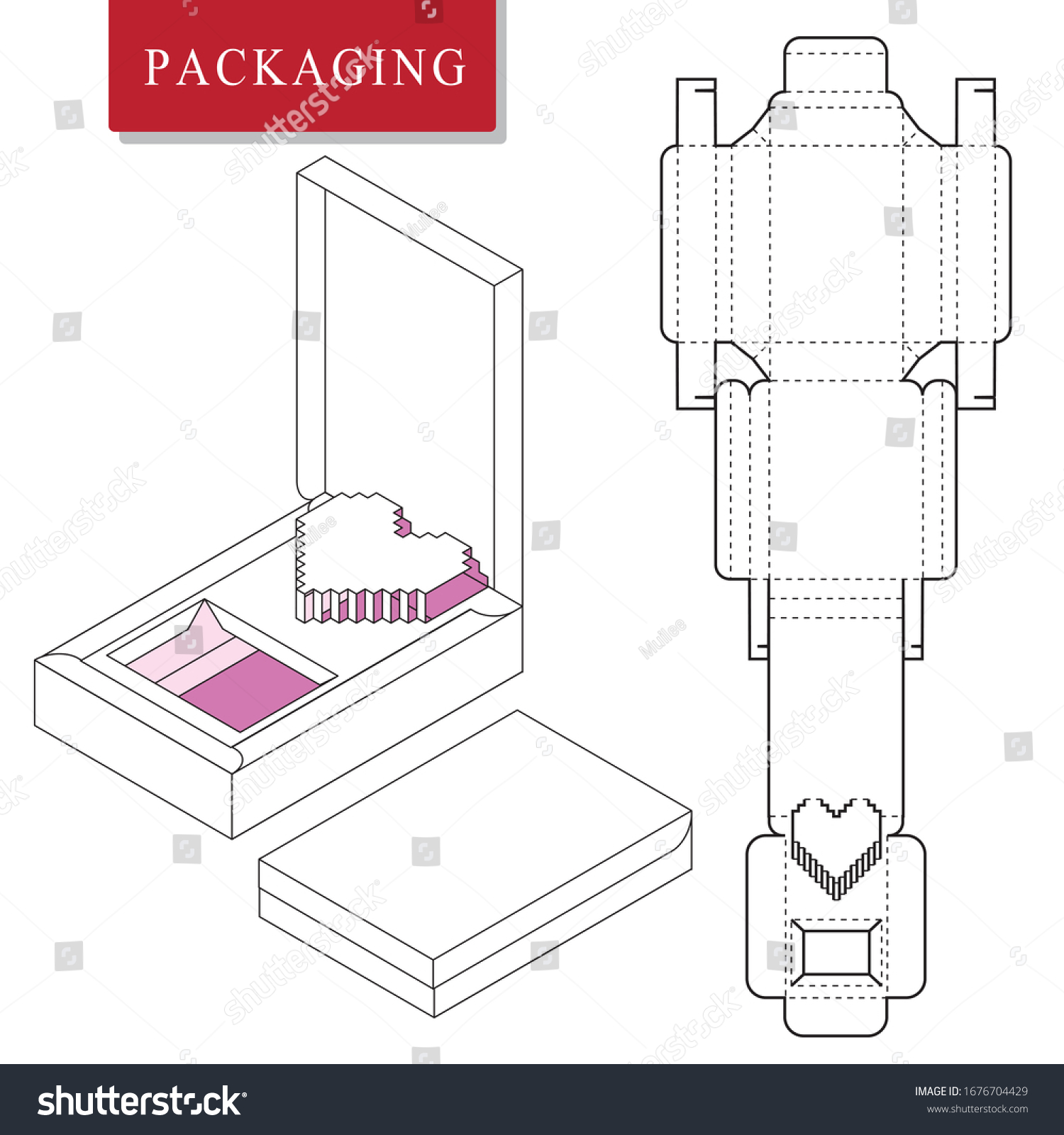 Box Template Design Product: เวกเตอร์สต็อก (ปลอดค่าลิขสิทธิ์ ...