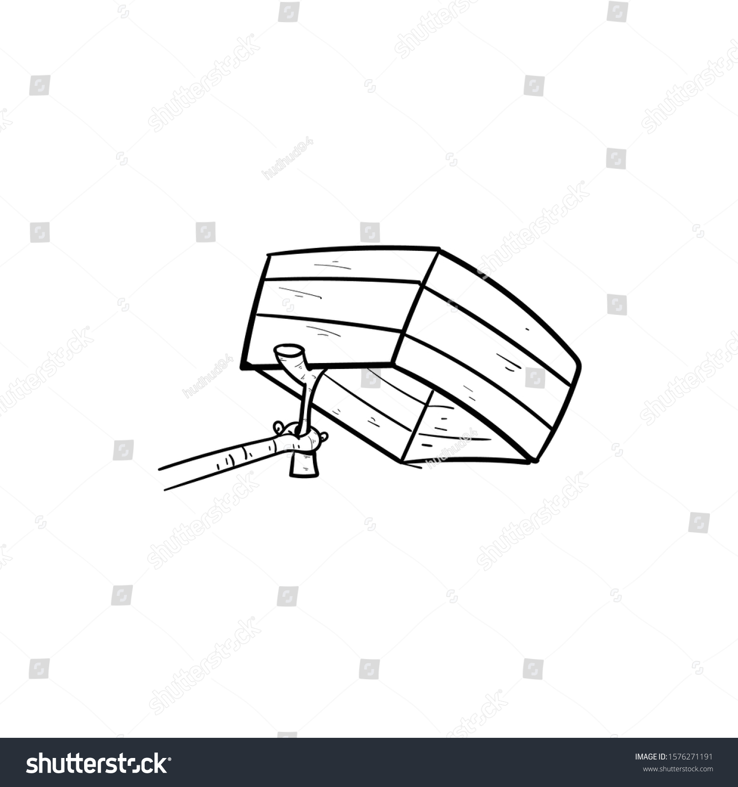 Box Trap Doodle Icon Vector Hand Stock Vector (Royalty Free) 1576271191 ...