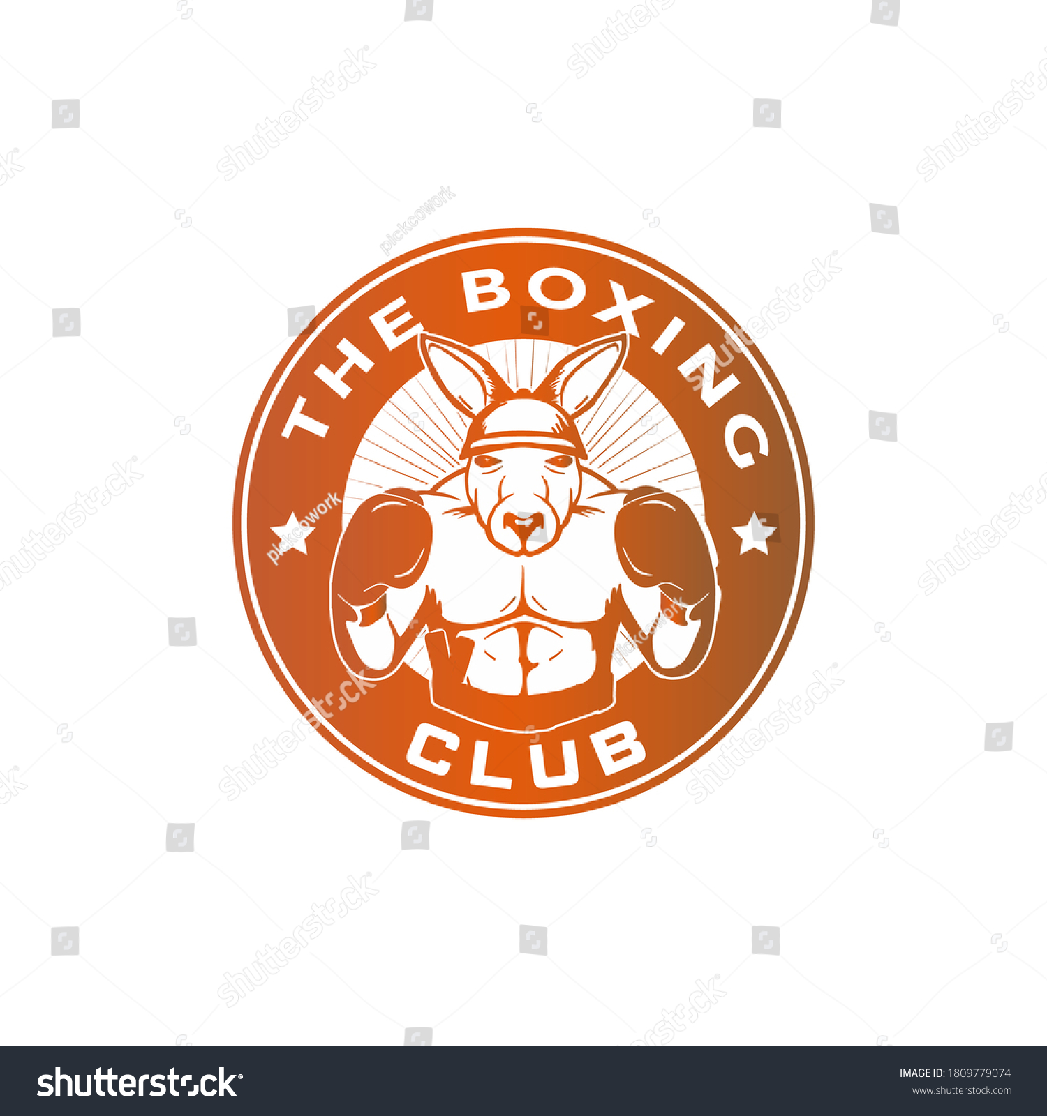 Boxing Club Emblems Labels Badges Logos Stock Vector (Royalty Free ...