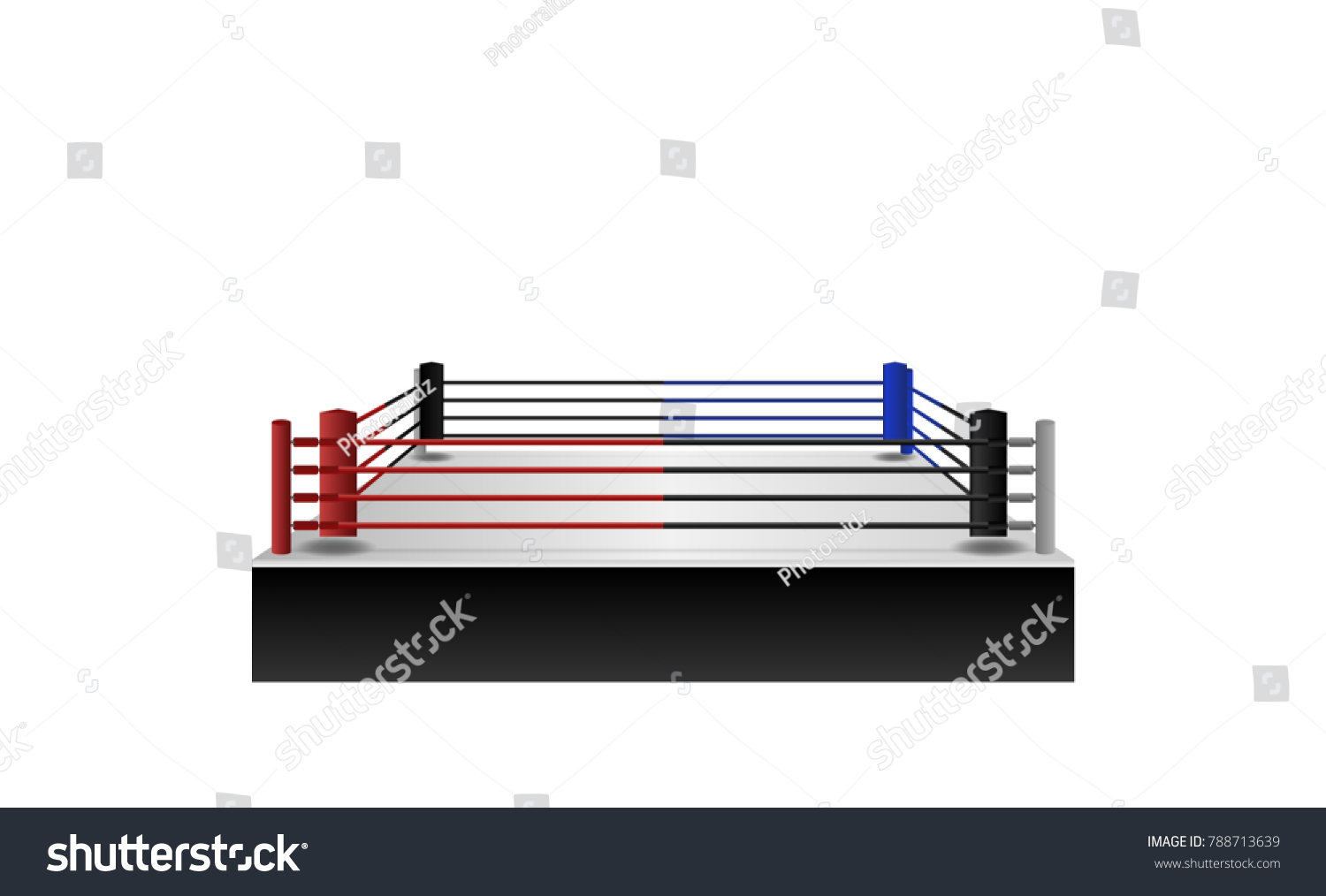 Boxing Ring Arena Vector Design Vector Stock Vector (Royalty Free ...