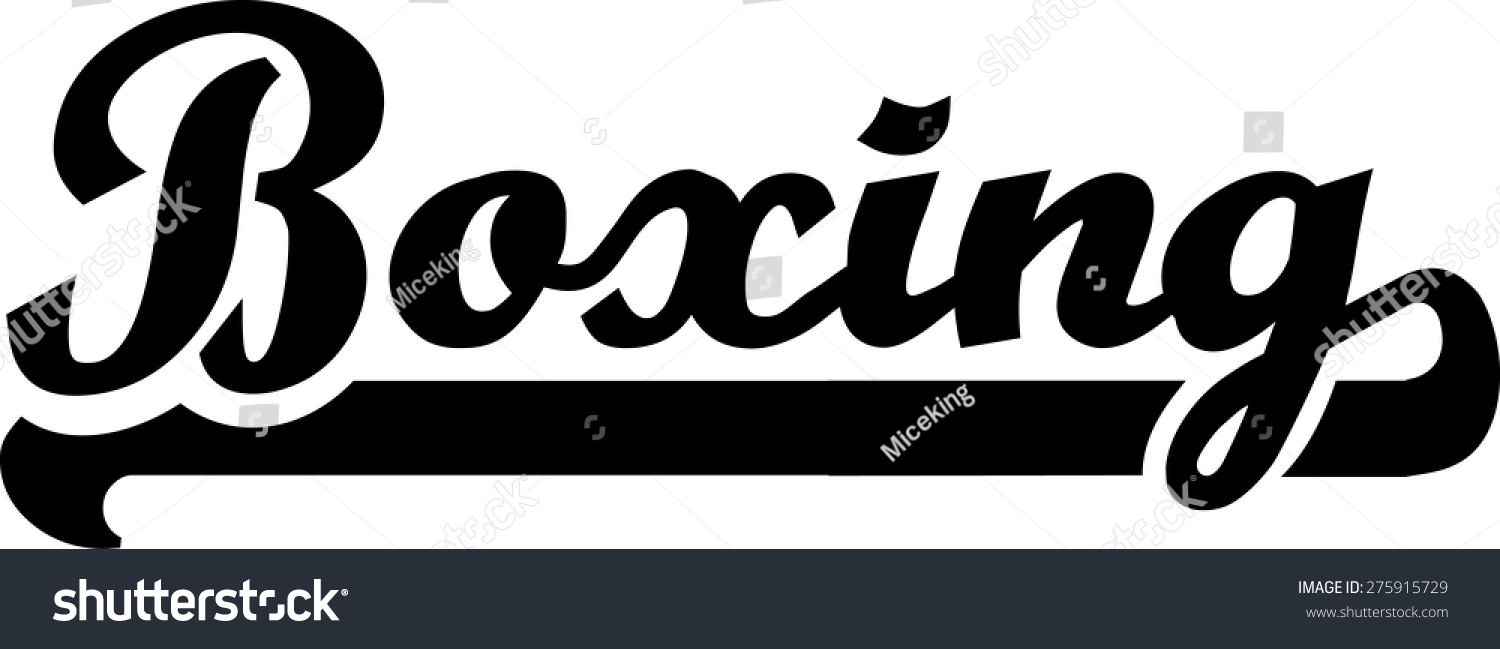 Boxing Word Retro Stock Vector (Royalty Free) 275915729 | Shutterstock