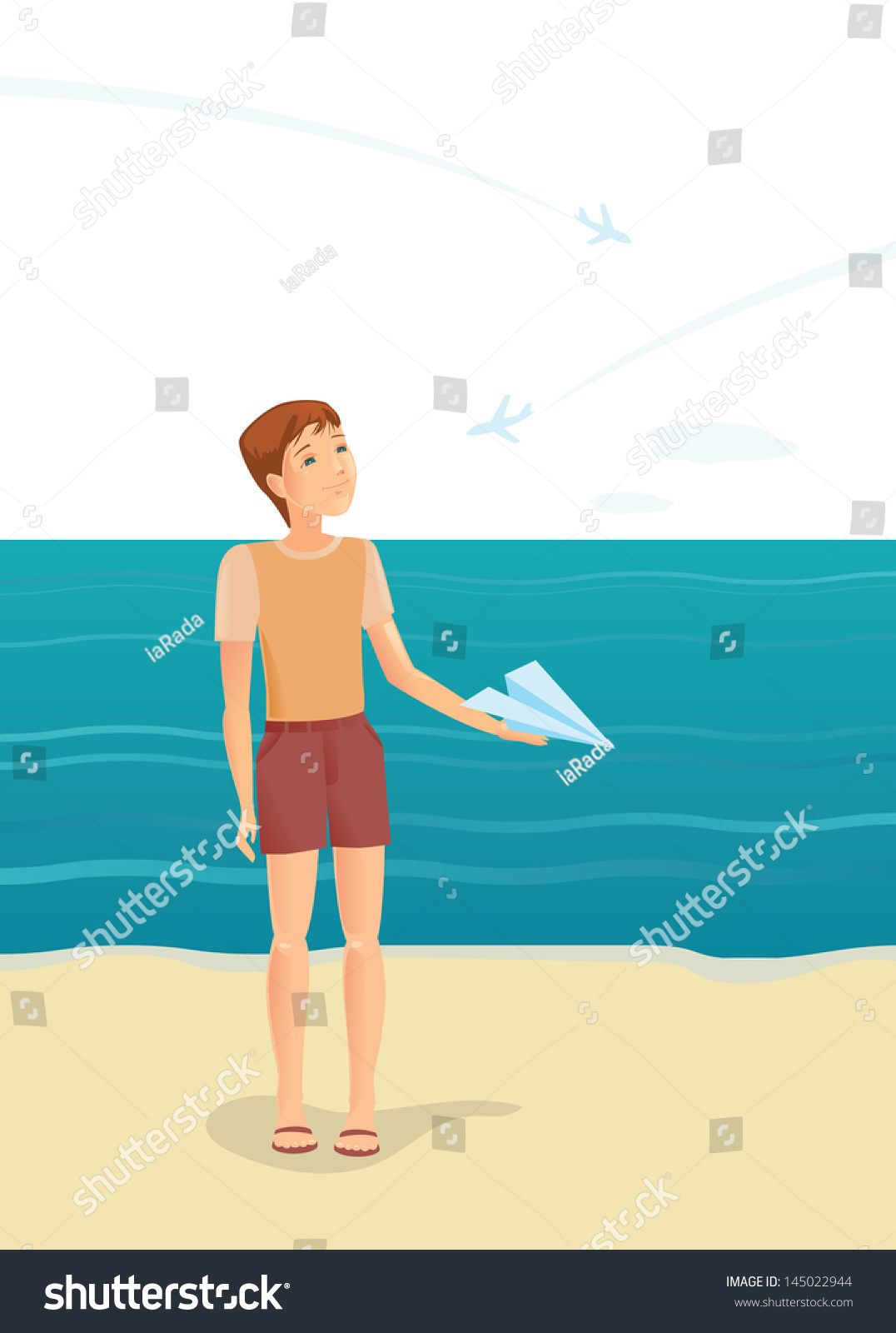 Boy Airplanes Stock Vector (Royalty Free) 145022944 | Shutterstock