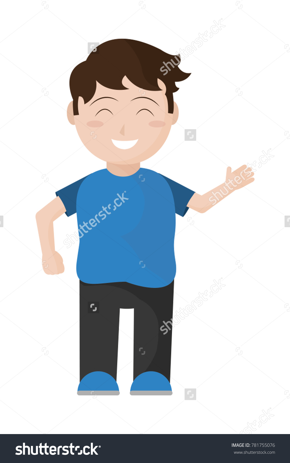 Boy Cartoon Design Stock Vector (Royalty Free) 781755076 | Shutterstock