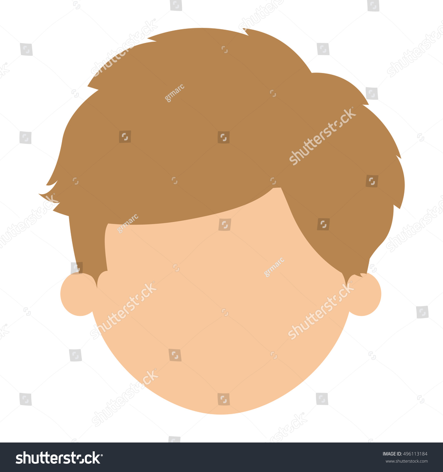 Boy Cartoon Head Design: เวกเตอร์สต็อก (ปลอดค่าลิขสิทธิ์) 496113184 ...