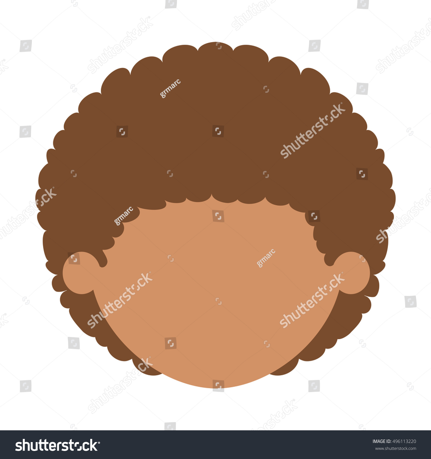 Boy Cartoon Head Design : image vectorielle de stock (libre de droits ...