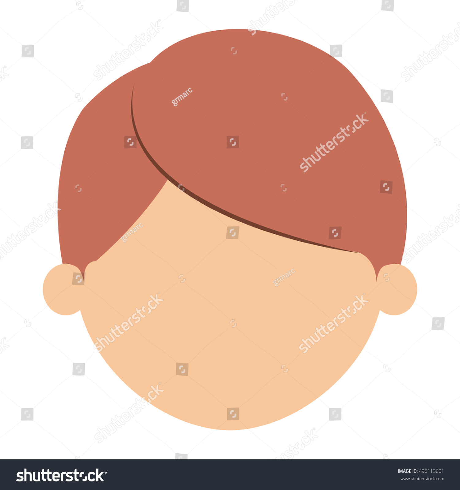 Boy Cartoon Head Design: เวกเตอร์สต็อก (ปลอดค่าลิขสิทธิ์) 496113601 ...