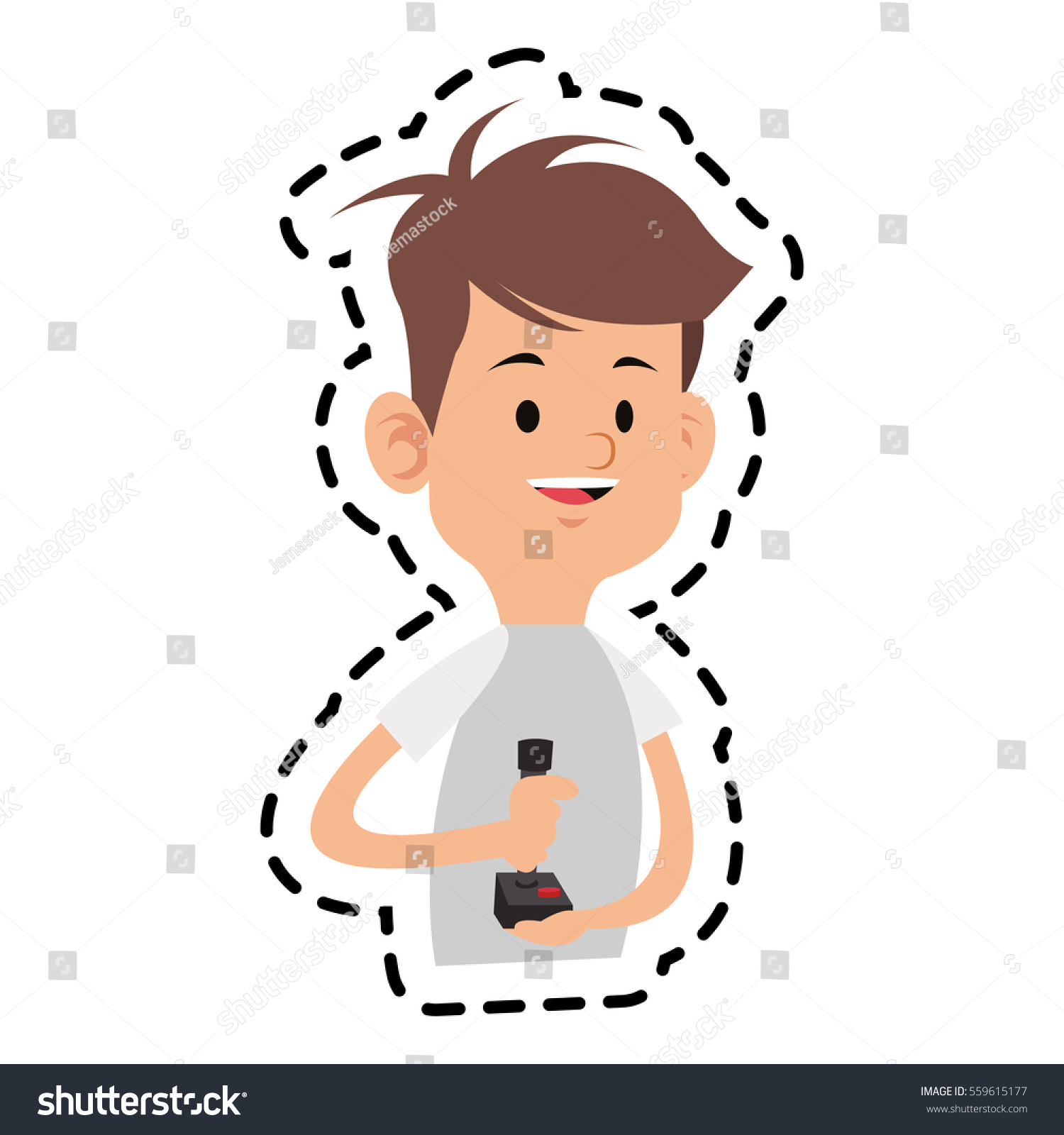 Boy Cartoon Icon Stock Vector (Royalty Free) 559615177 | Shutterstock