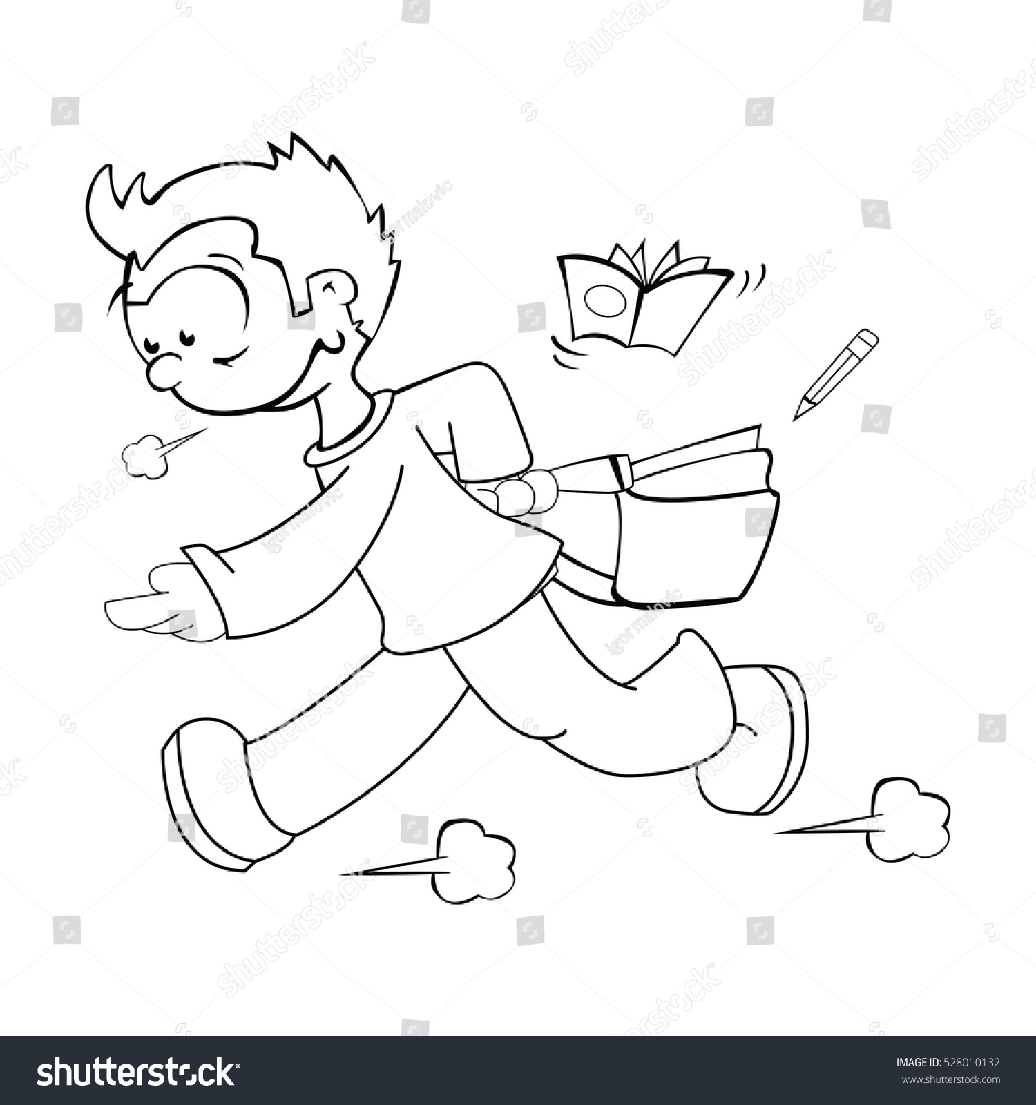 Boy Late School Cartoon Illustration: เวกเตอร์สต็อก (ปลอดค่าลิขสิทธิ์ ... Boy Late School Cartoon Illustration: เวกเตอร์สต็อก (ปลอดค่าลิขสิทธิ์ ...