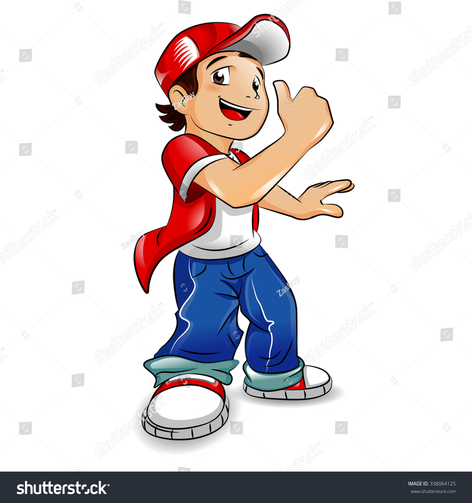 Boy Street Stock Vector (Royalty Free) 338064125 | Shutterstock